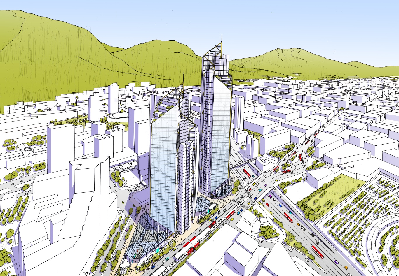 RSHP reveals Bogota towers