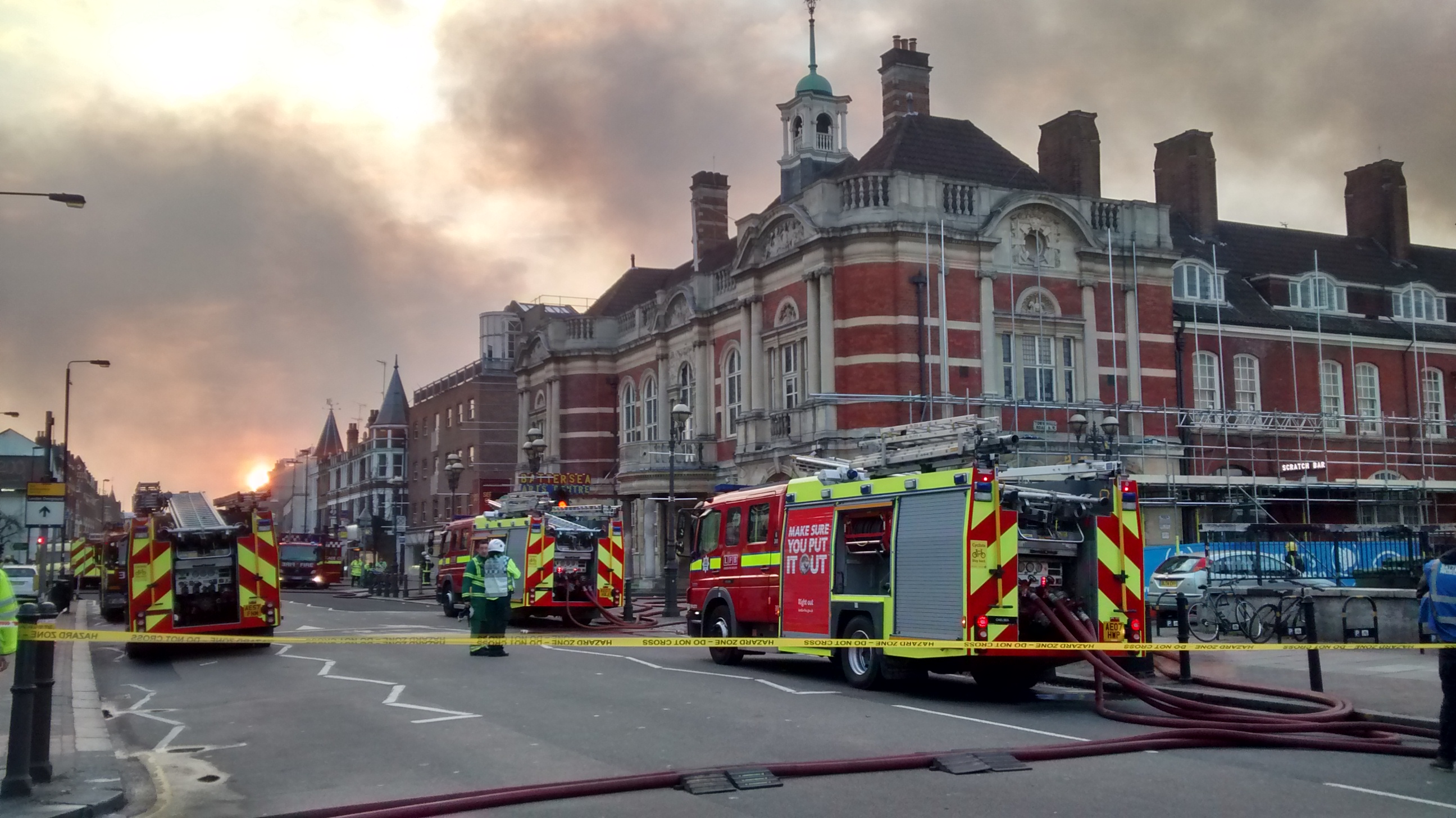 Battersea Arts Centre fire destroys grand hall