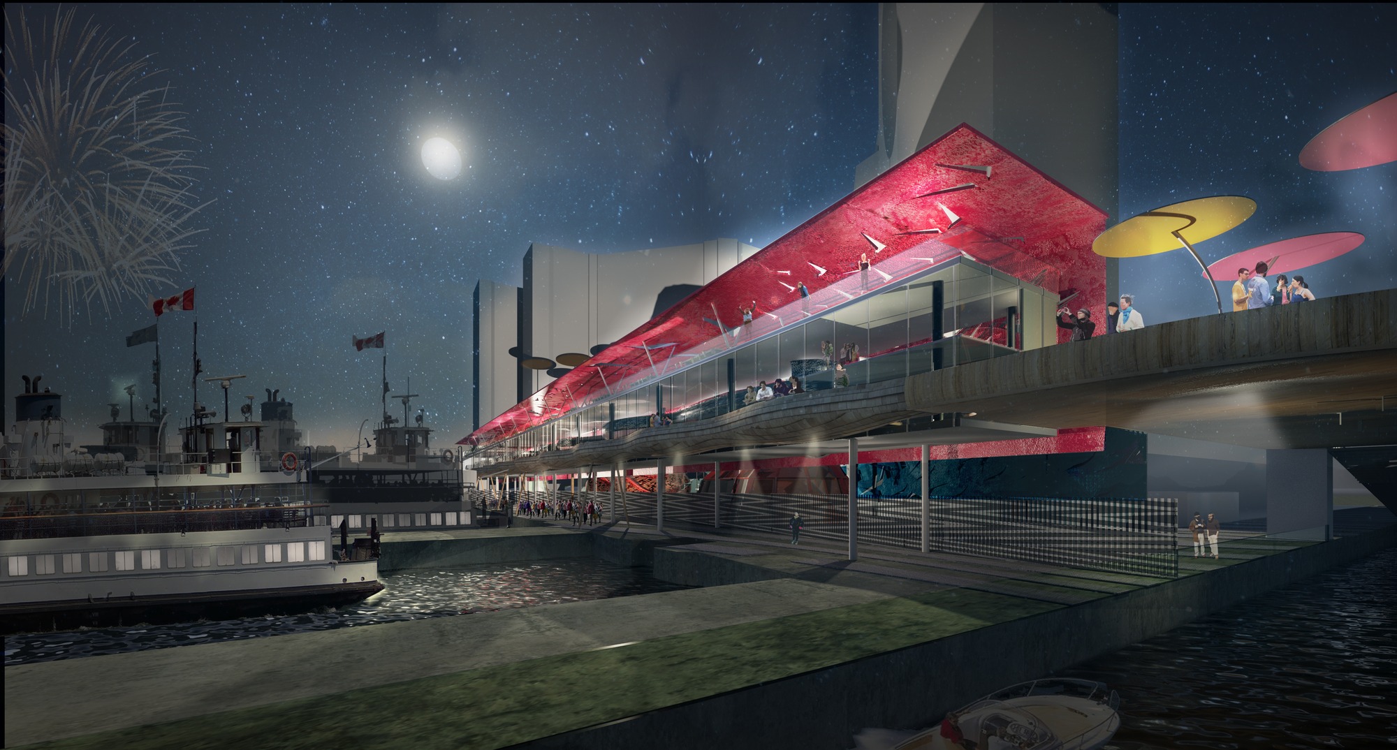 Revealed: Alsop’s entry for Toronto ferry terminal contest