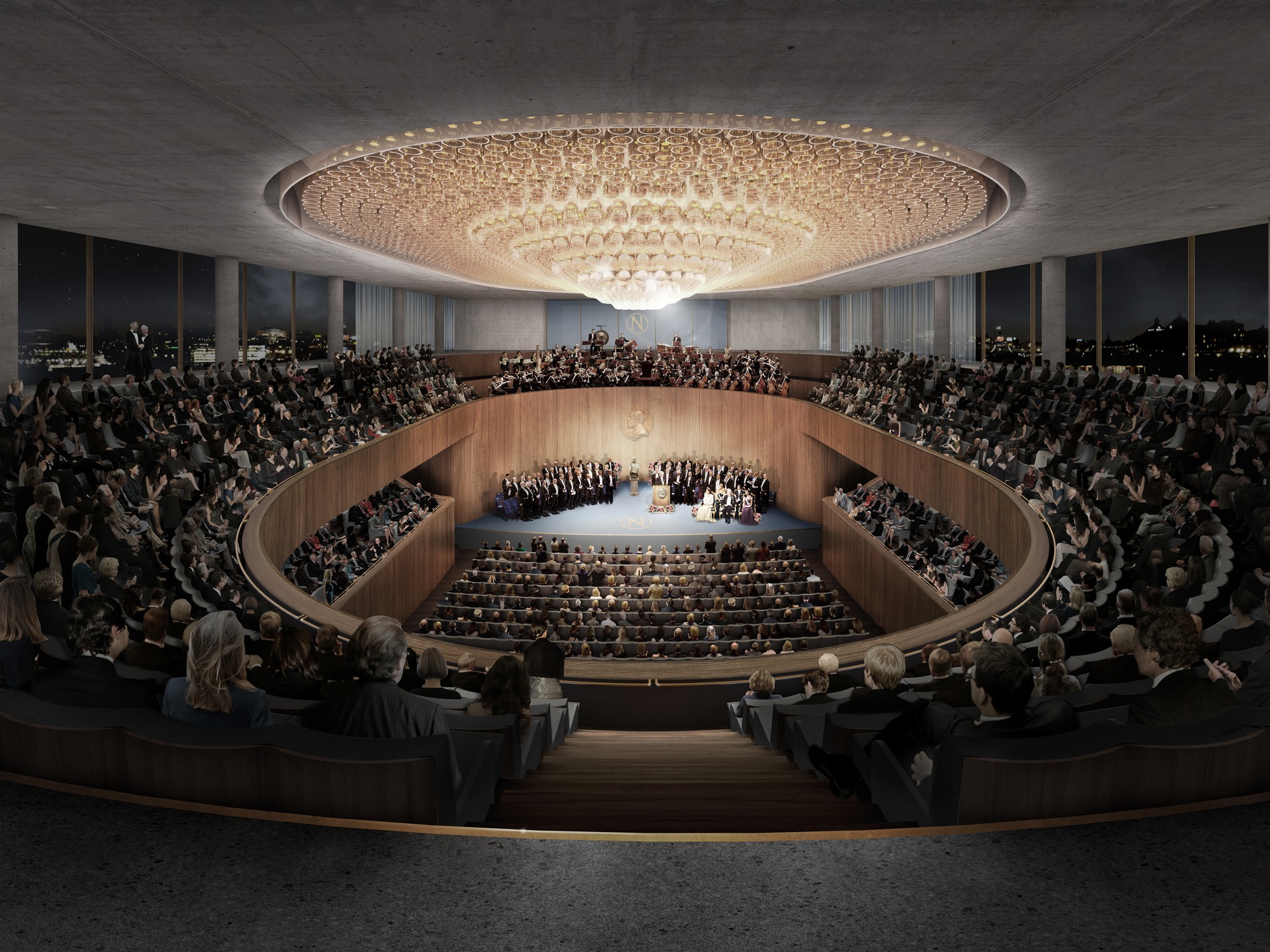 Chipperfield reveals reworked Nobel Centre plans
