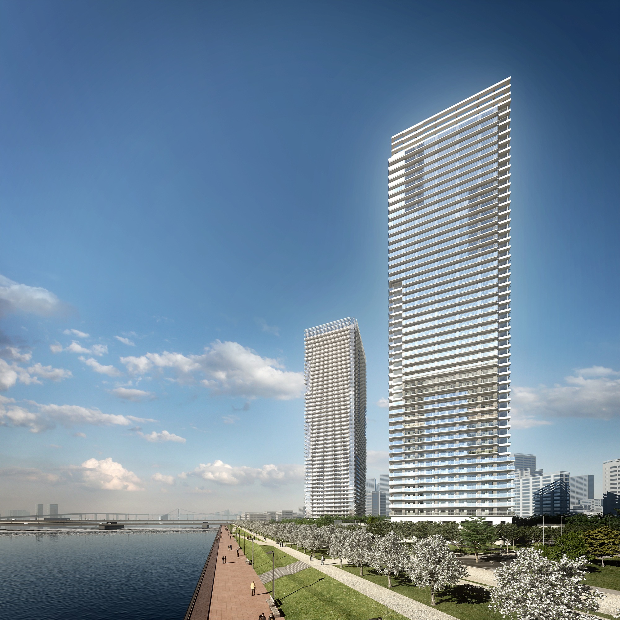 Meier completes 170m- tall Tokyo tower