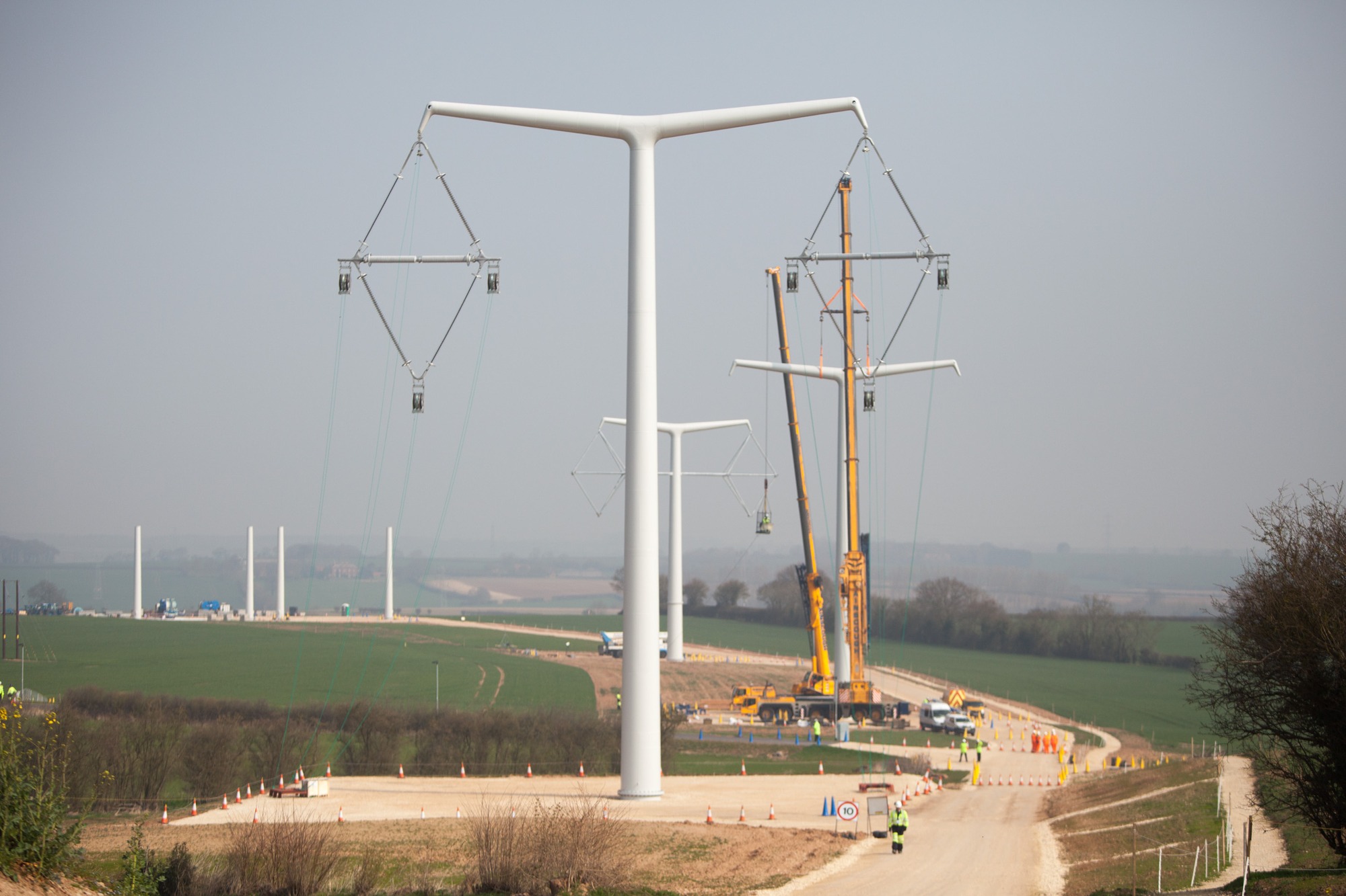 First of Bystrup’s T-Pylons completes