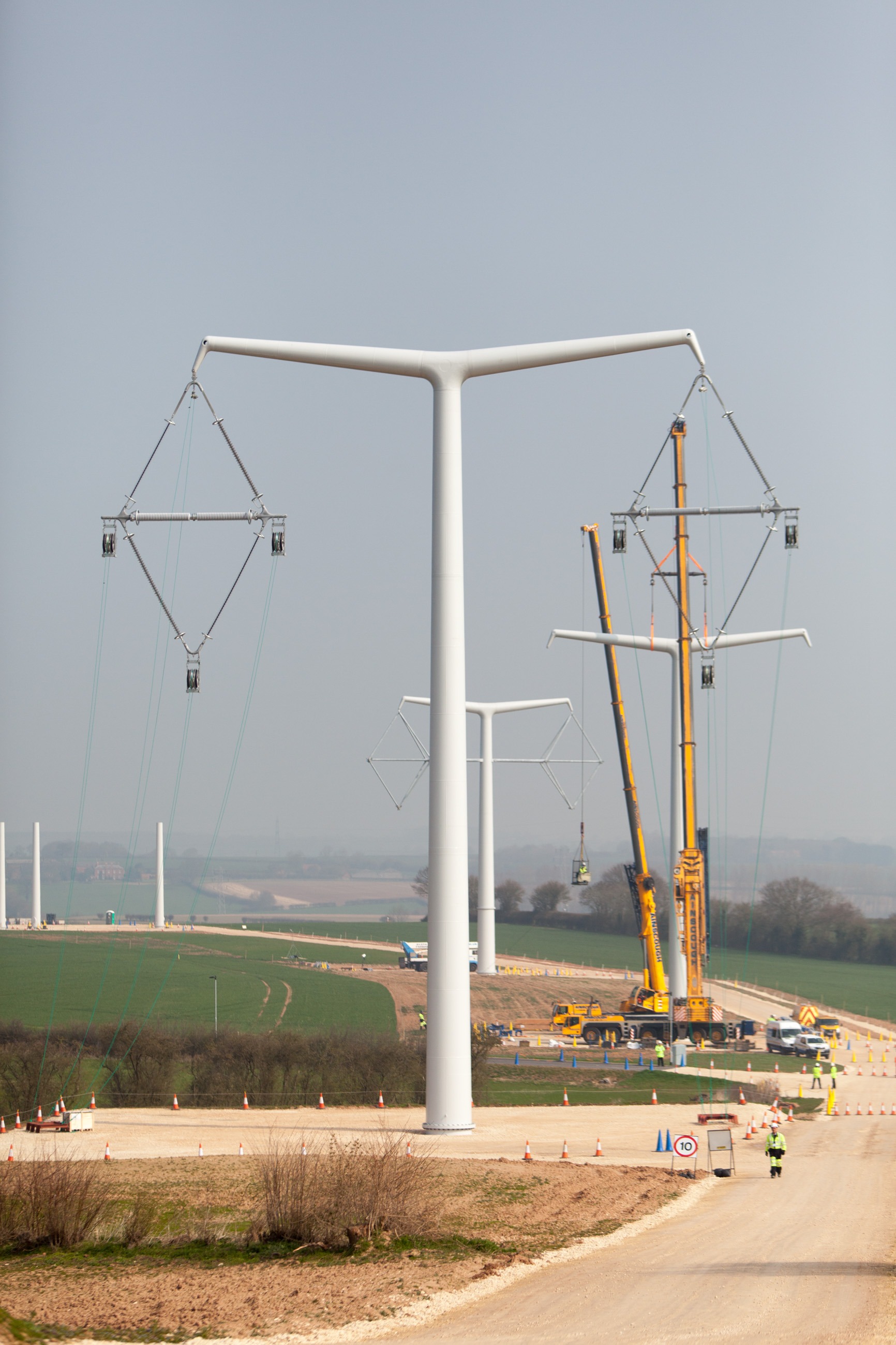 First of Bystrup’s T-Pylons completes