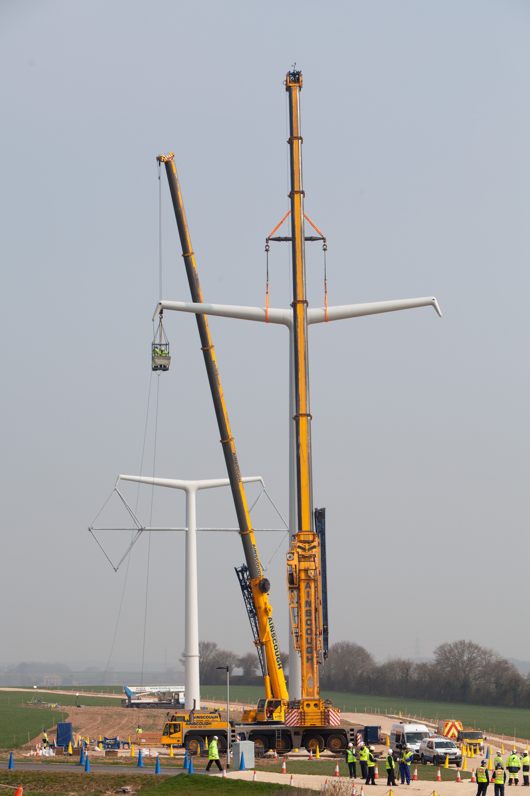 First of Bystrup’s T-Pylons completes