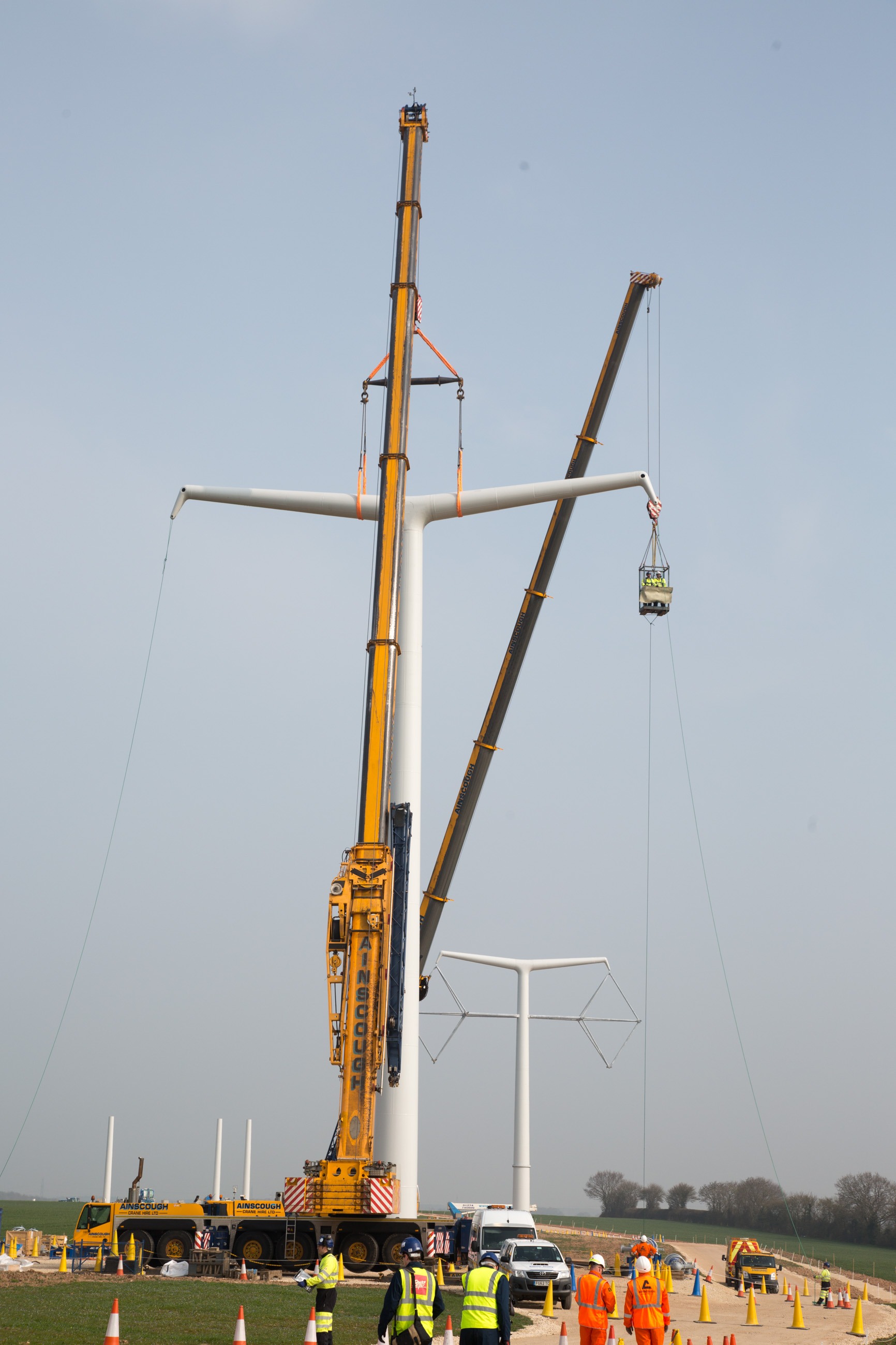First of Bystrup’s T-Pylons completes
