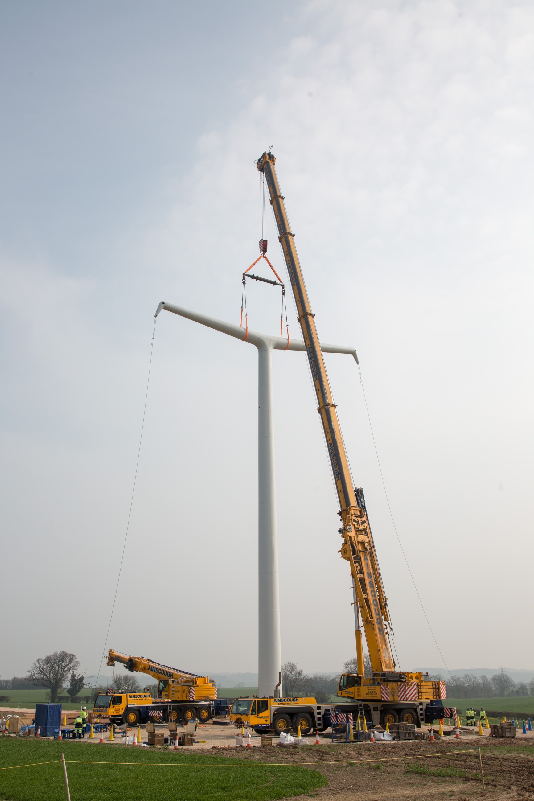 First of Bystrup’s T-Pylons completes