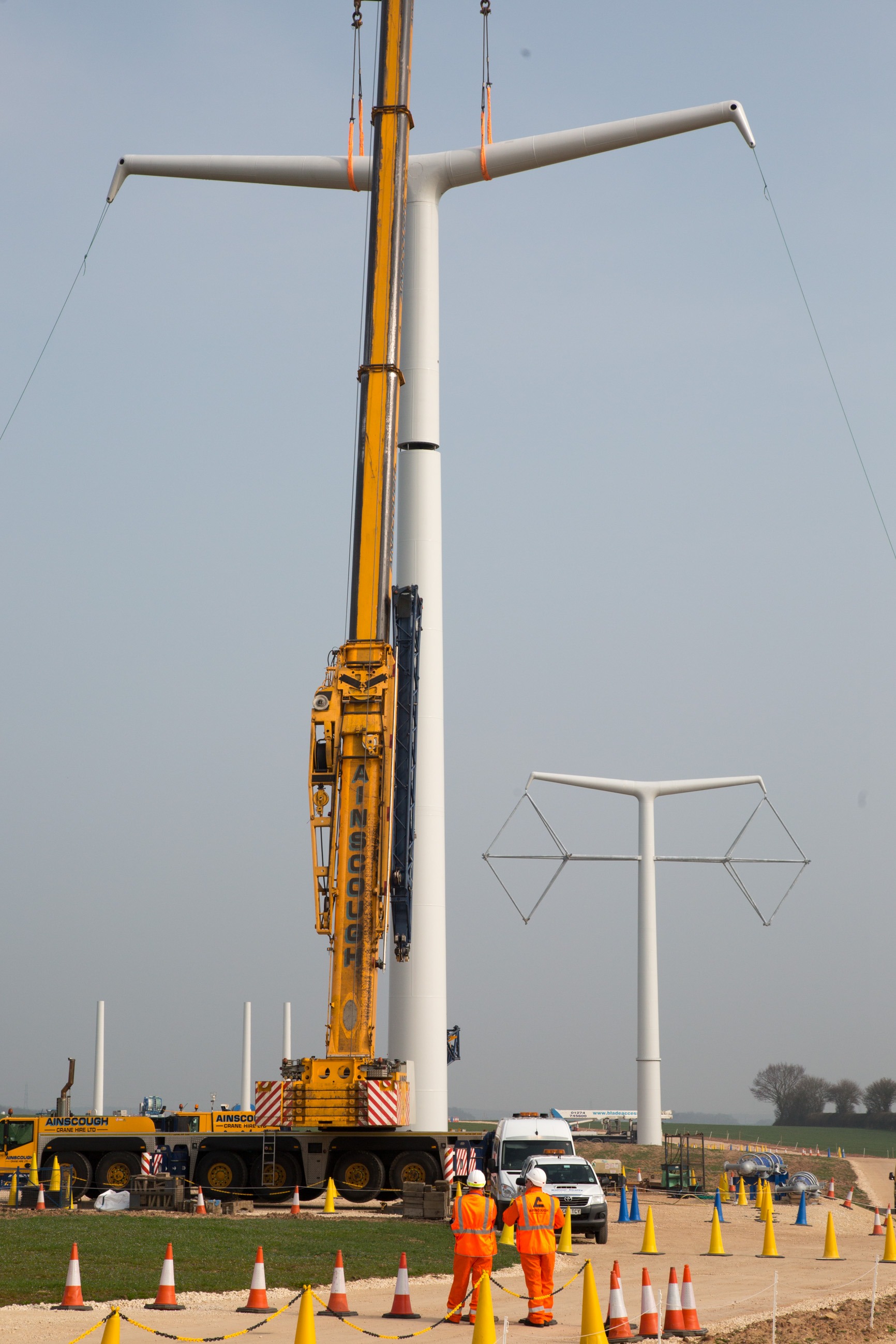 First of Bystrup’s T-Pylons completes