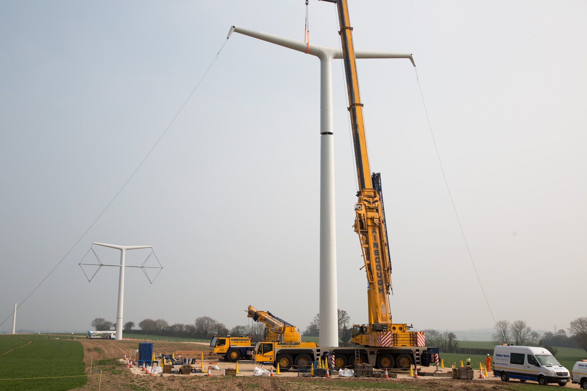 First of Bystrup’s T-Pylons completes