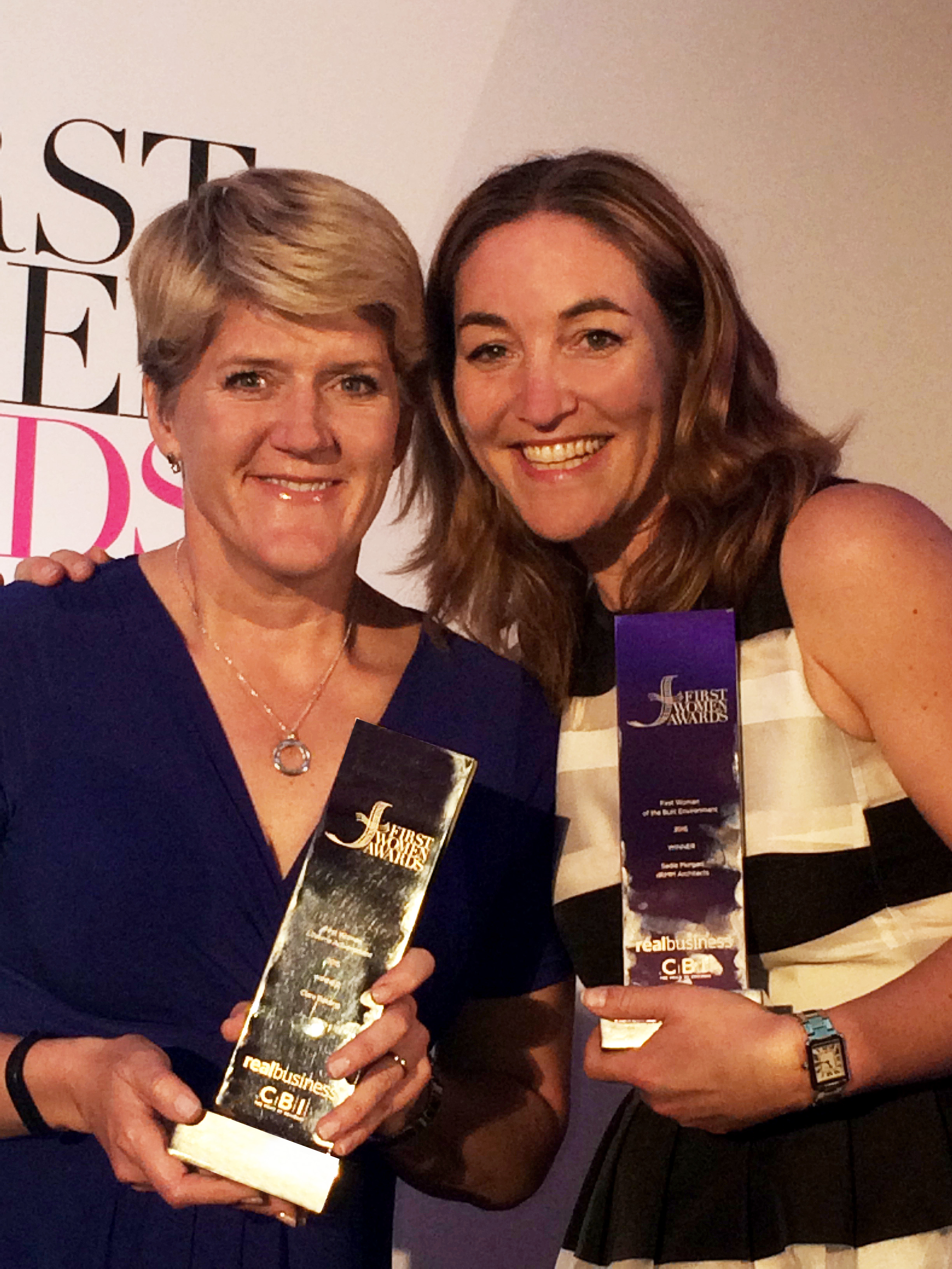 Sadie Morgan receives First Woman Award