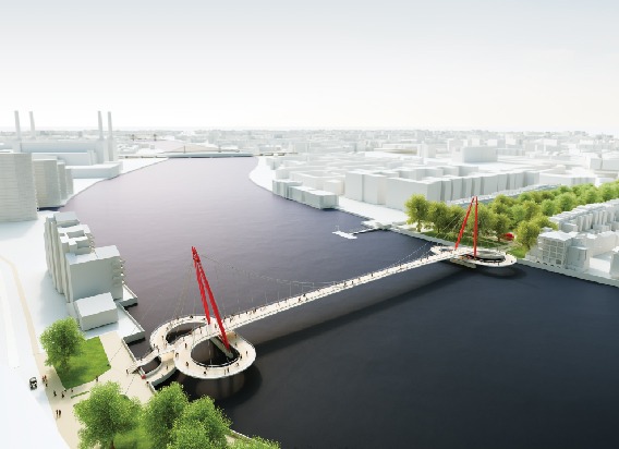 Revealed: Nine Elms bridge finalists’ latest designs