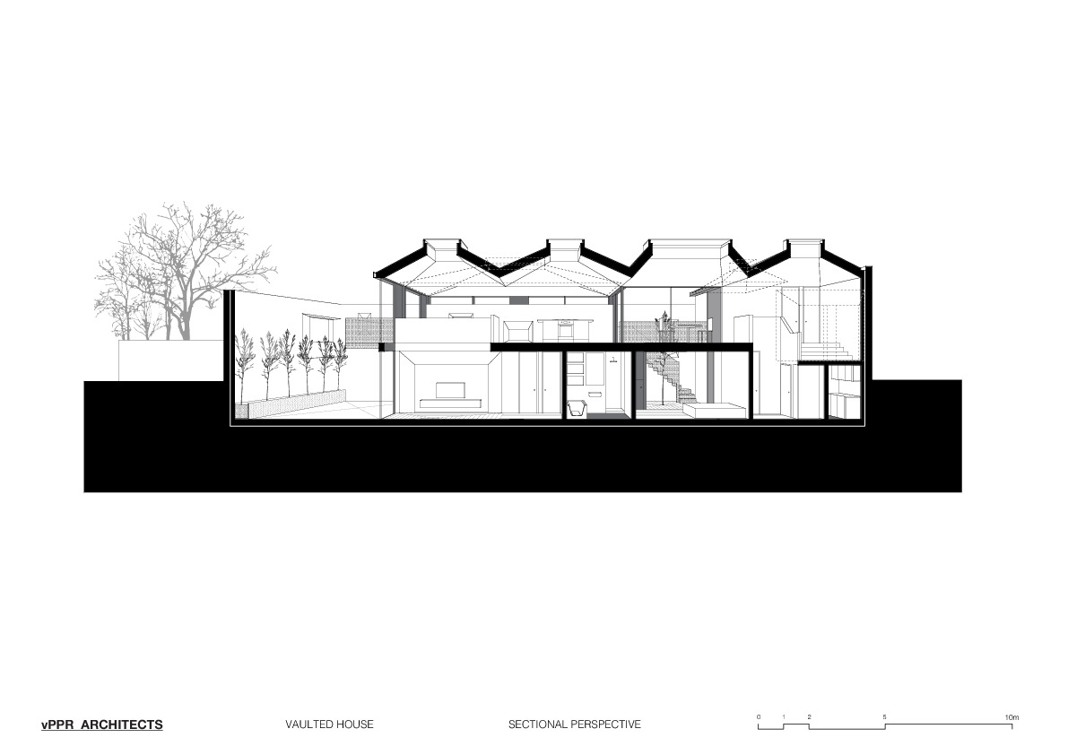 Vaulted House by vPPR Architects