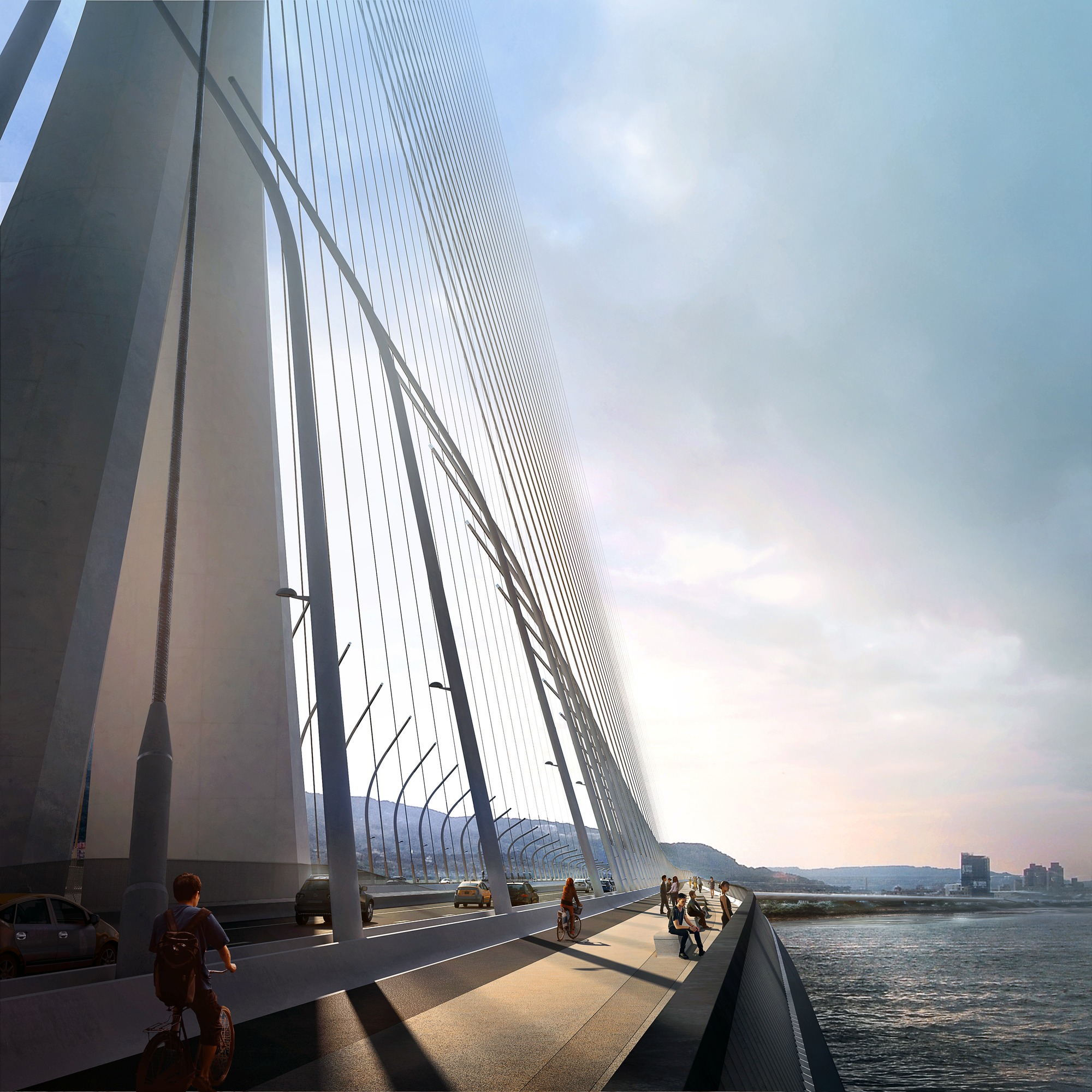 Video: How Zaha's contest-winning Danjiang bridge will be built