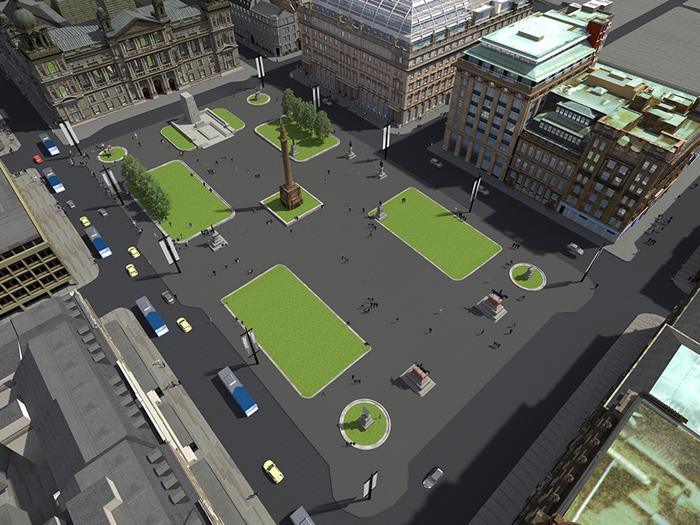 Work to start on 'less radical' George Sq revamp