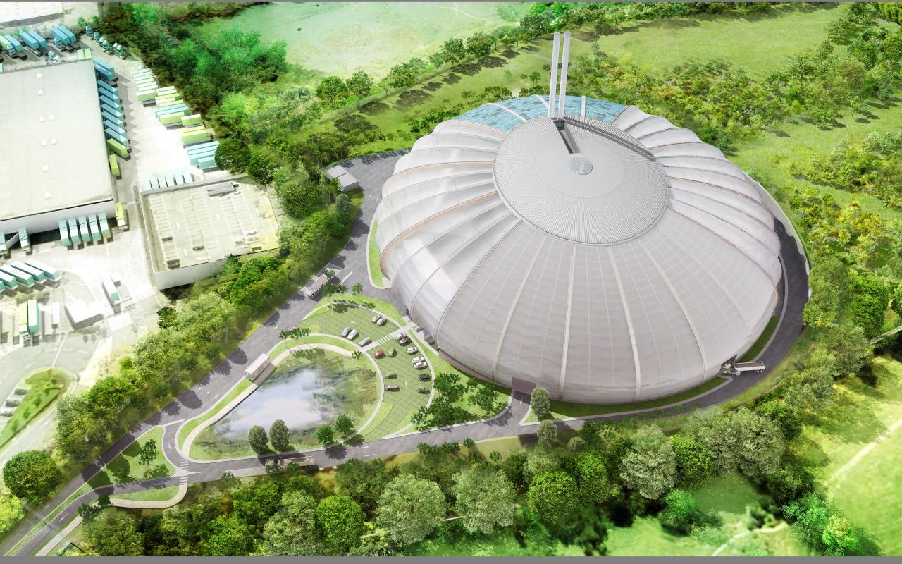 S’pace Architecture's £100m energy to waste dome shelved