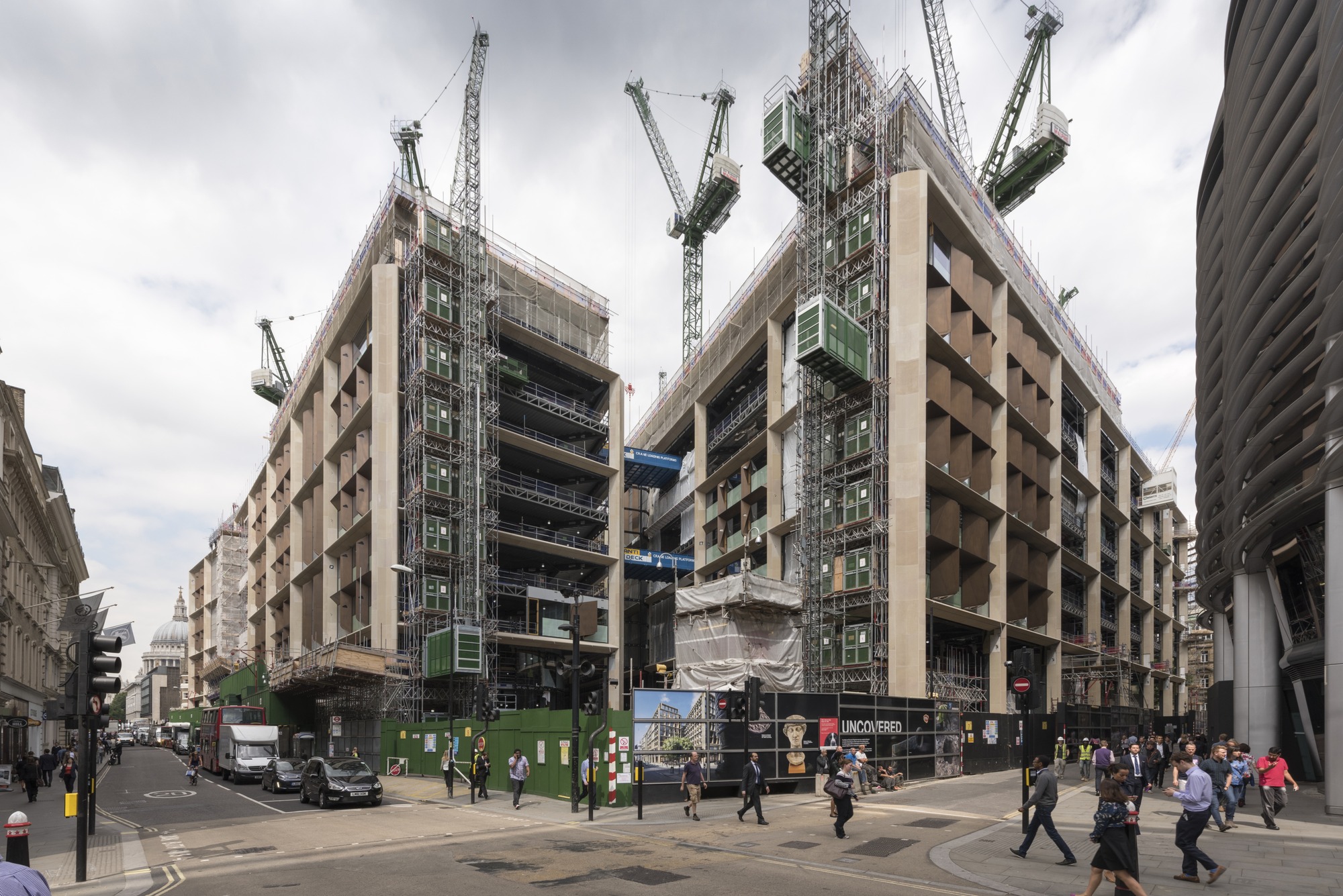 Five million hours later: Foster's Bloomberg HQ tops out