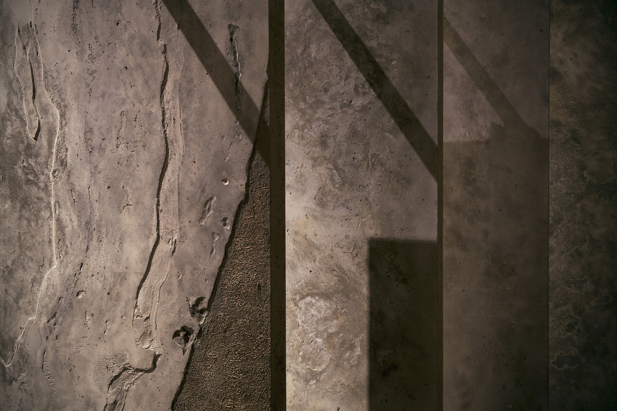 Grafton Architects installs 'Ogham Wall' at V&A
