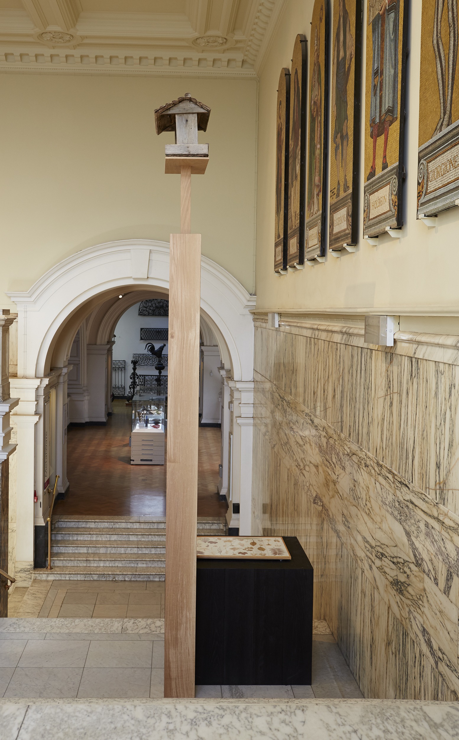 Assemble reveals timber ‘forest’ celebrating Robin Day’s work