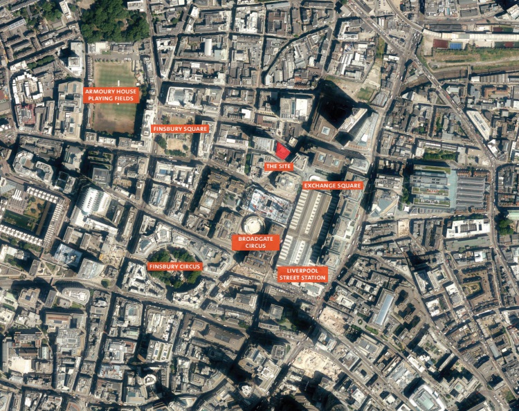 Green light for KPF's 45-storey tower next to Broadgate