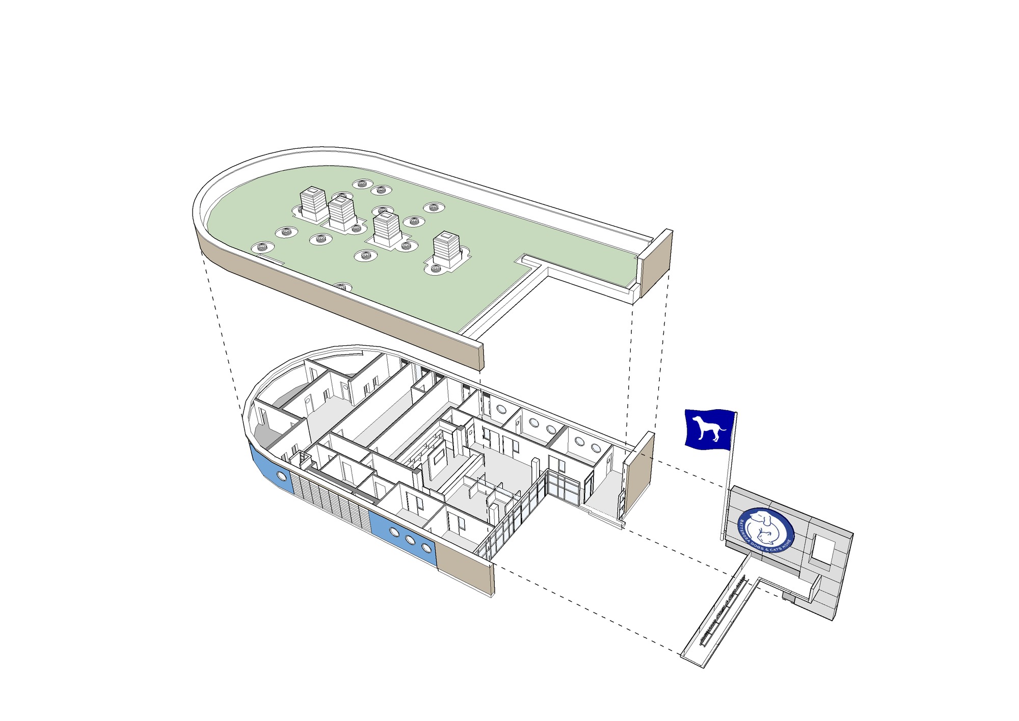 JCA unveils £4.8m Battersea Dogs and Cats Home buildings