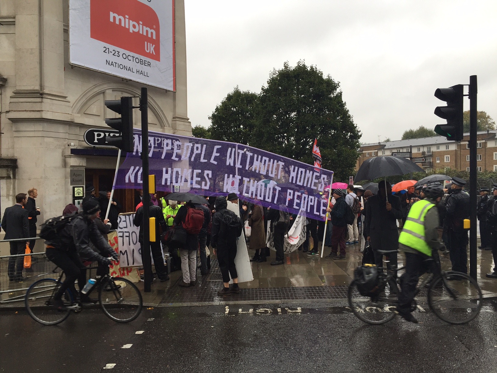 Social housing protesters target MIPIM UK