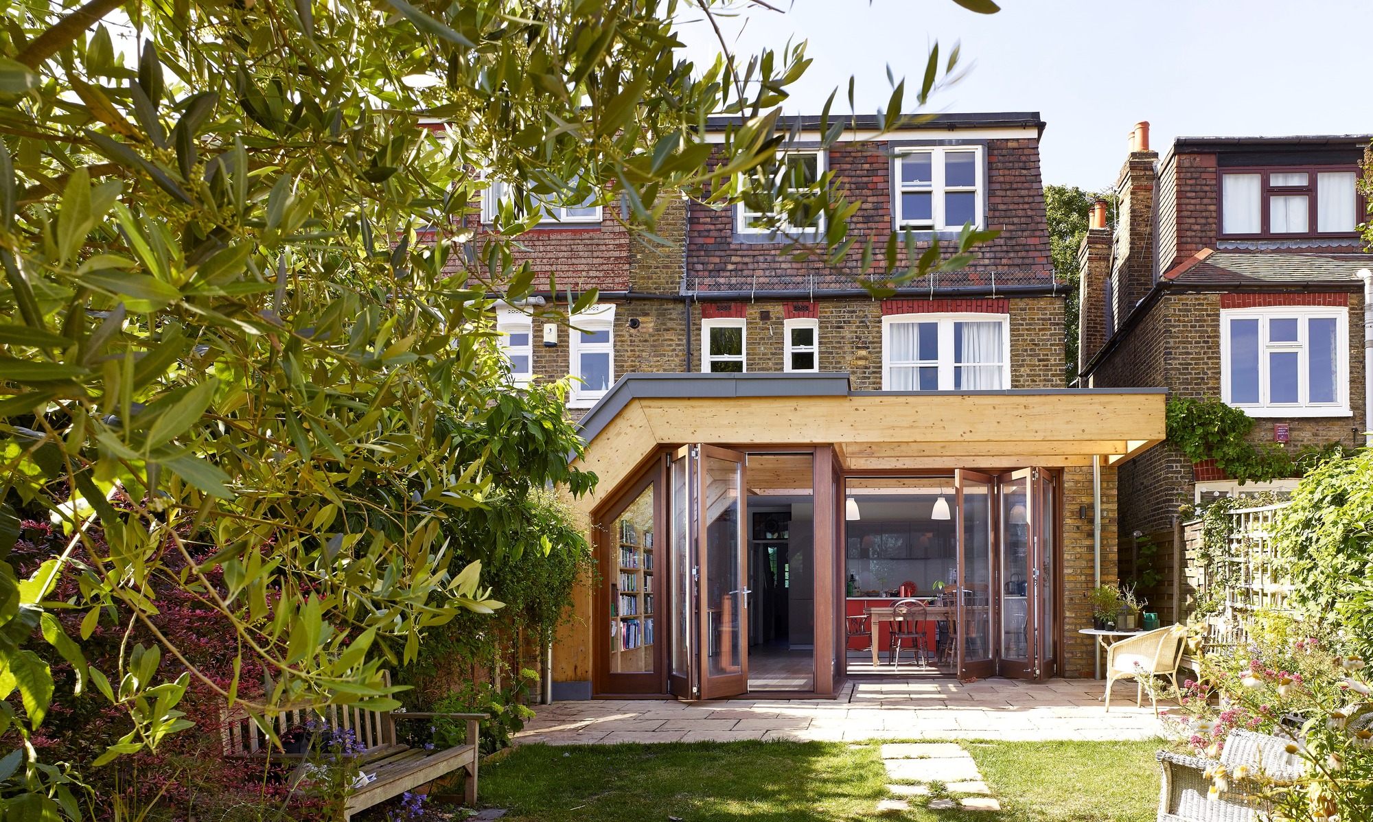 Tate Harmer unveils timber 'exoskeleton' extension