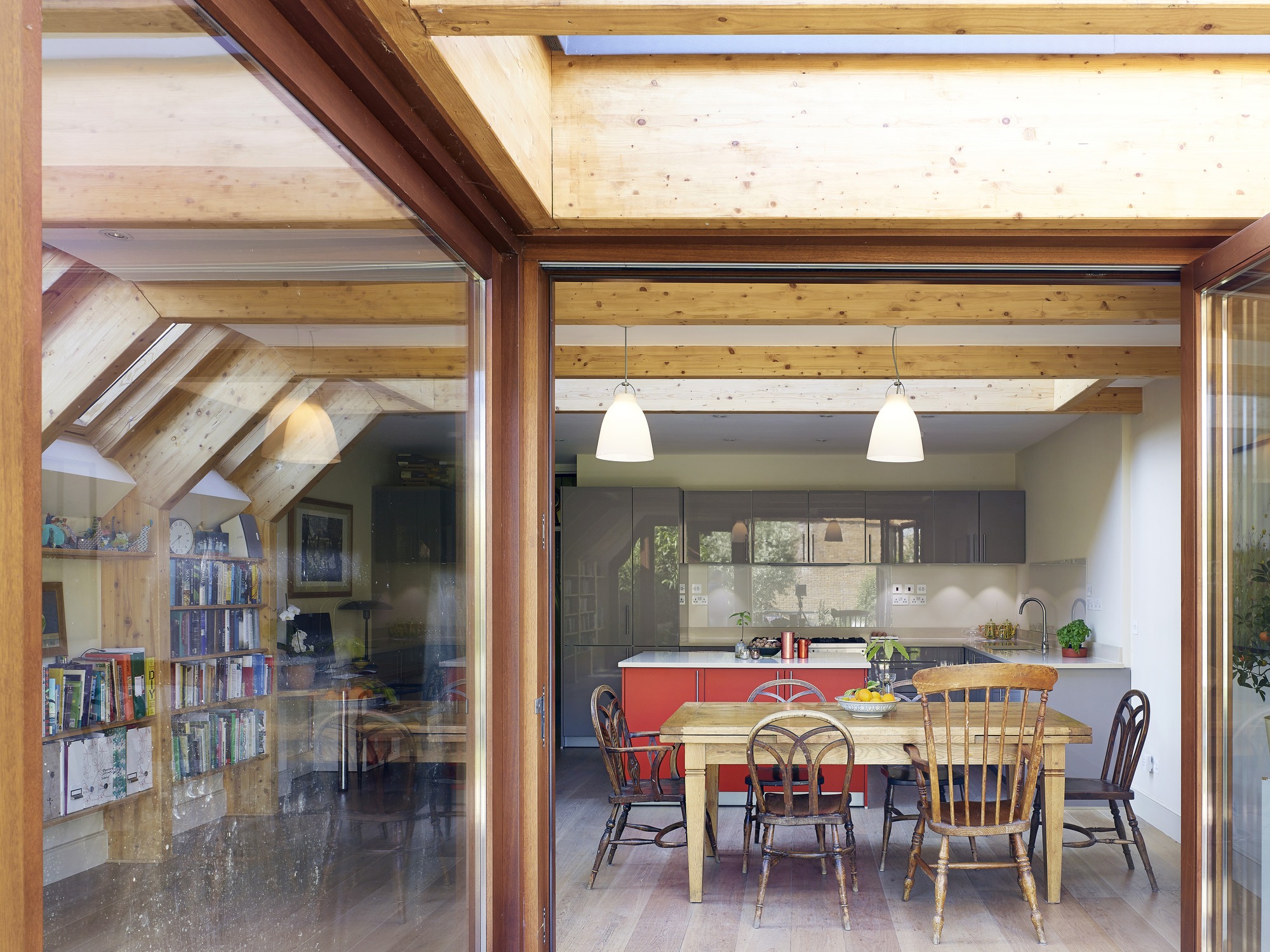 Tate Harmer unveils timber 'exoskeleton' extension