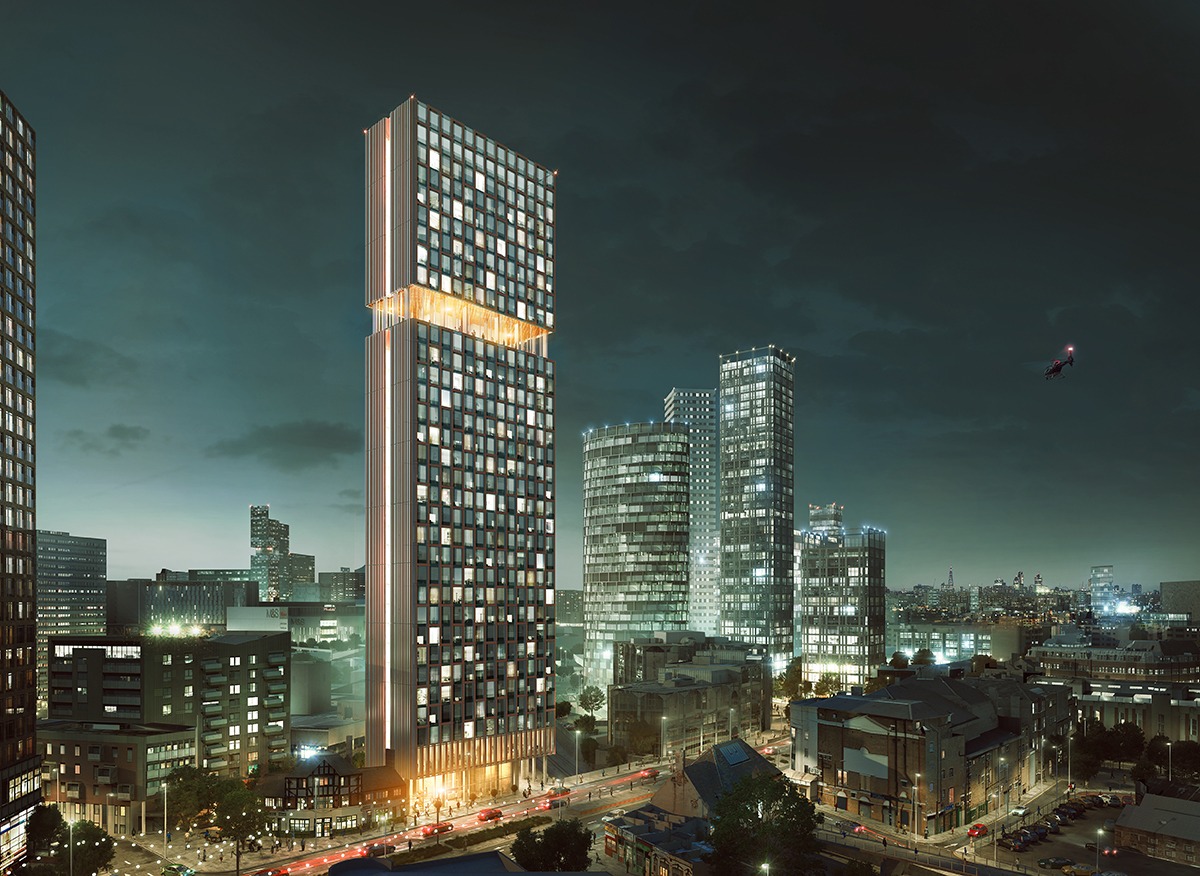 PLP submits plans for high-rise 'co-living' scheme