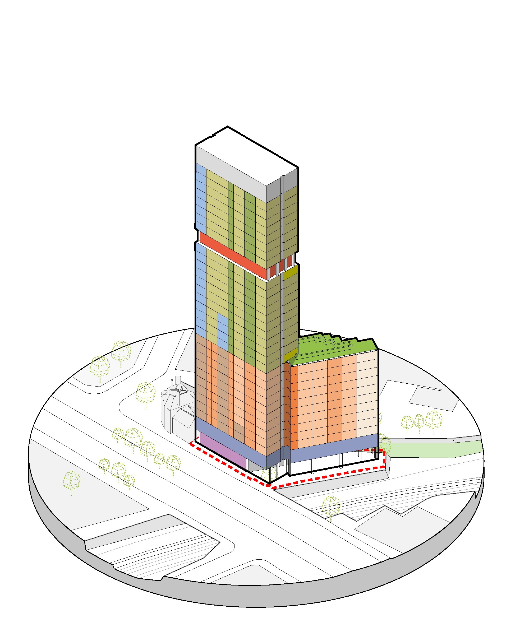 PLP submits plans for high-rise 'co-living' scheme