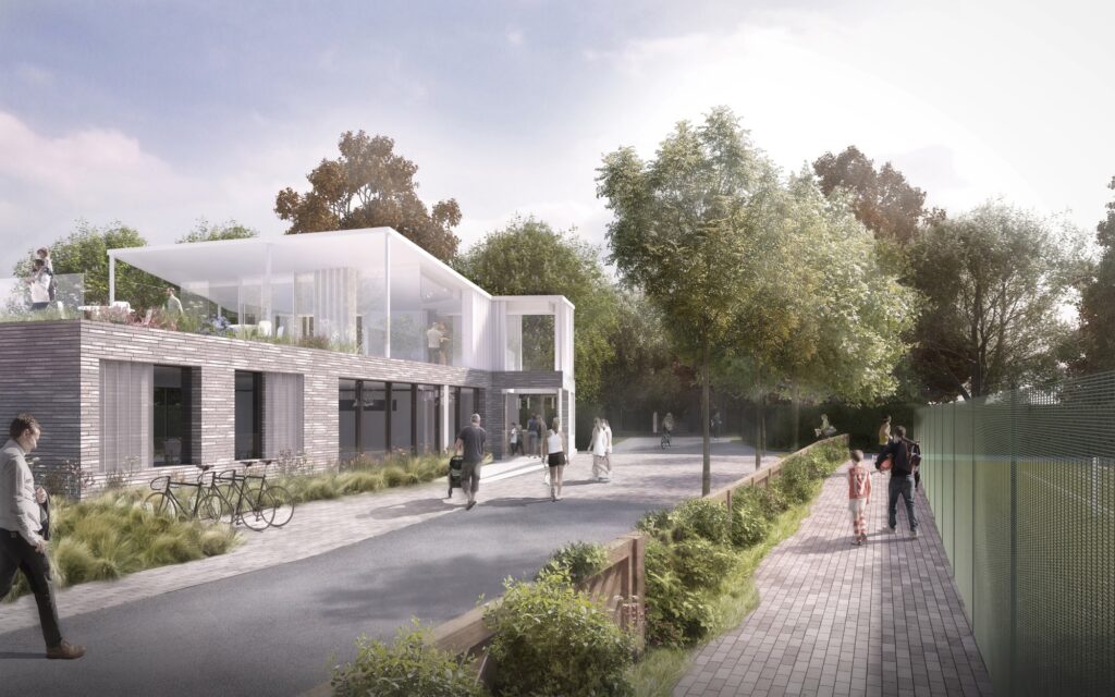 Pad Studio reveals designs for £850k tennis pavilion