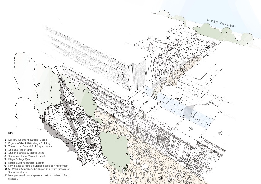 SAVE reveals alternative plan for controversial KCL site on Strand