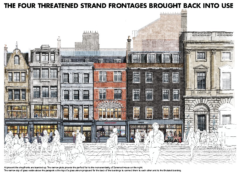 SAVE reveals alternative plan for controversial KCL site on Strand