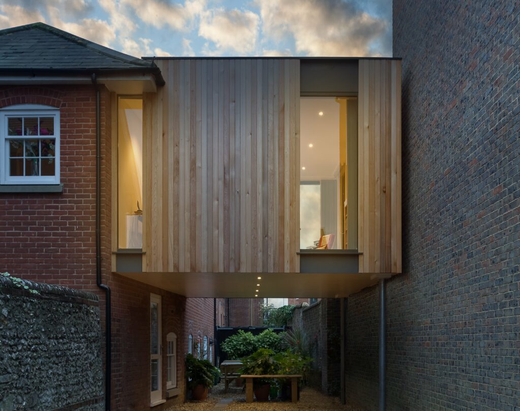 Adam Knibb completes £45k 'floating' extension