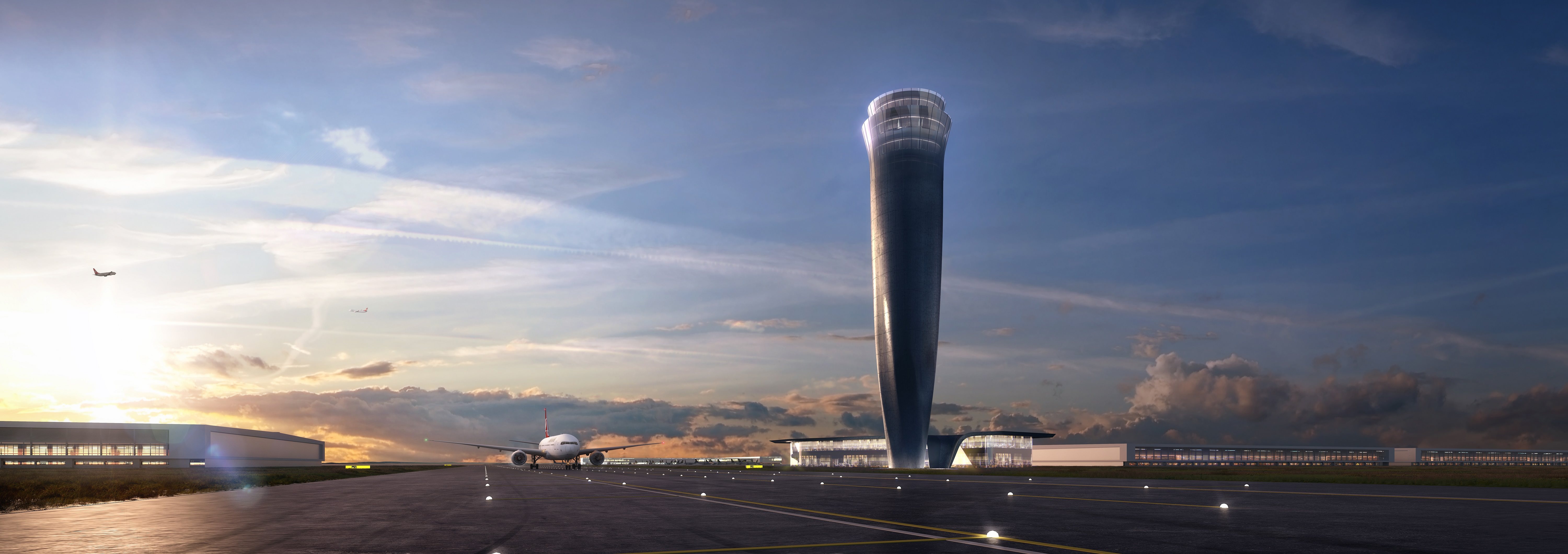 Zaha and Grimshaw compete for new Istanbul airport tower