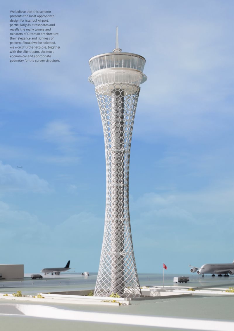 Zaha and Grimshaw compete for new Istanbul airport tower
