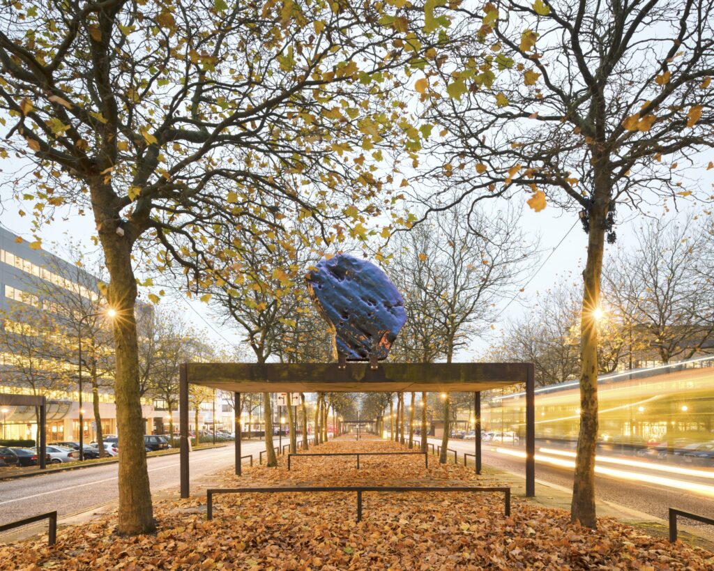 Sam Jacob Studio unveils ‘techno-pagan’ installation