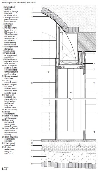 The Crypt at Christ Church Spitalfields by Dow Jones Architects