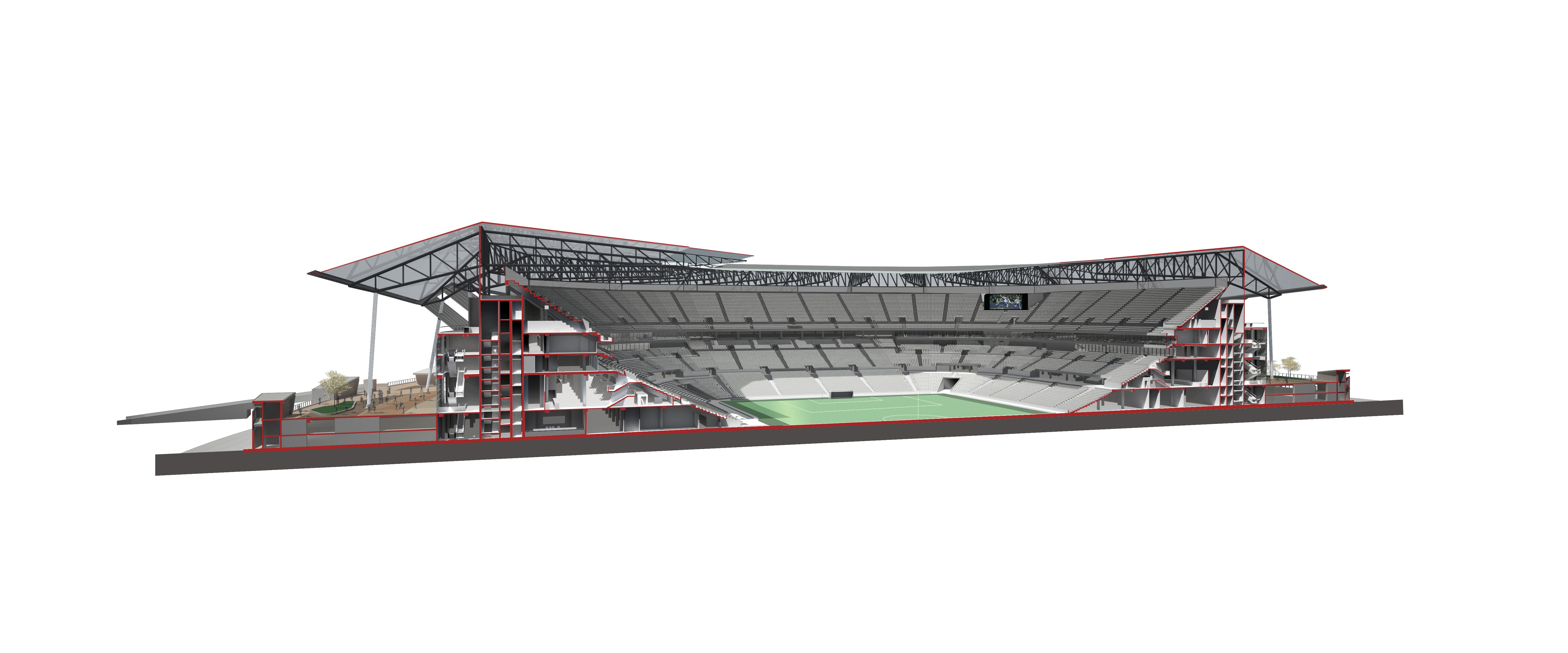 Populous completes Lyon football stadium