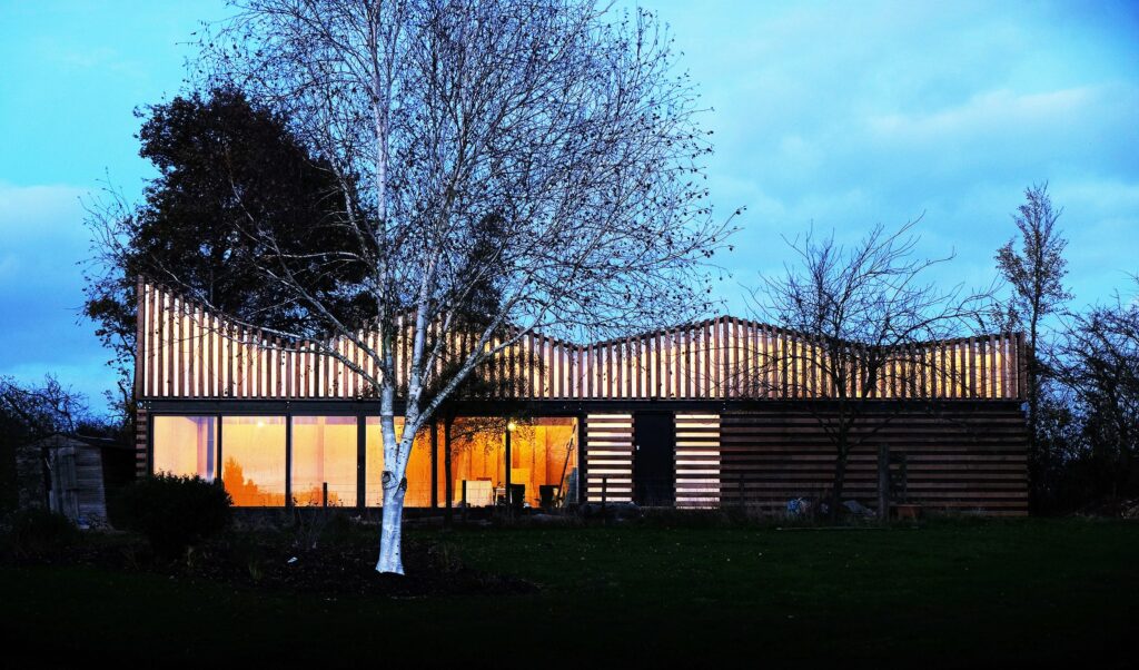 Work nears completion on Piers Taylor’s £85k ‘folded’ studio