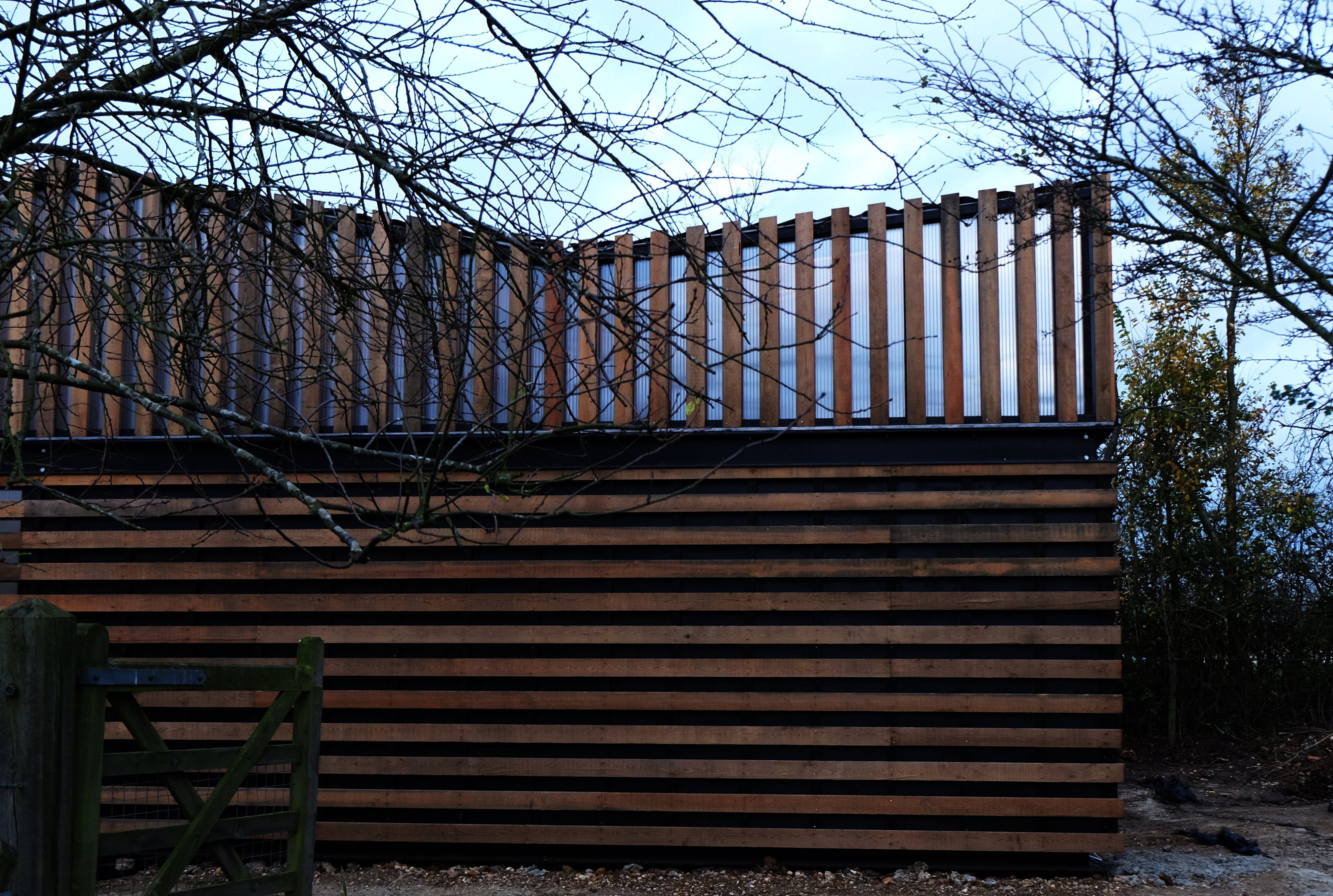 Work nears completion on Piers Taylor’s £85k ‘folded’ studio