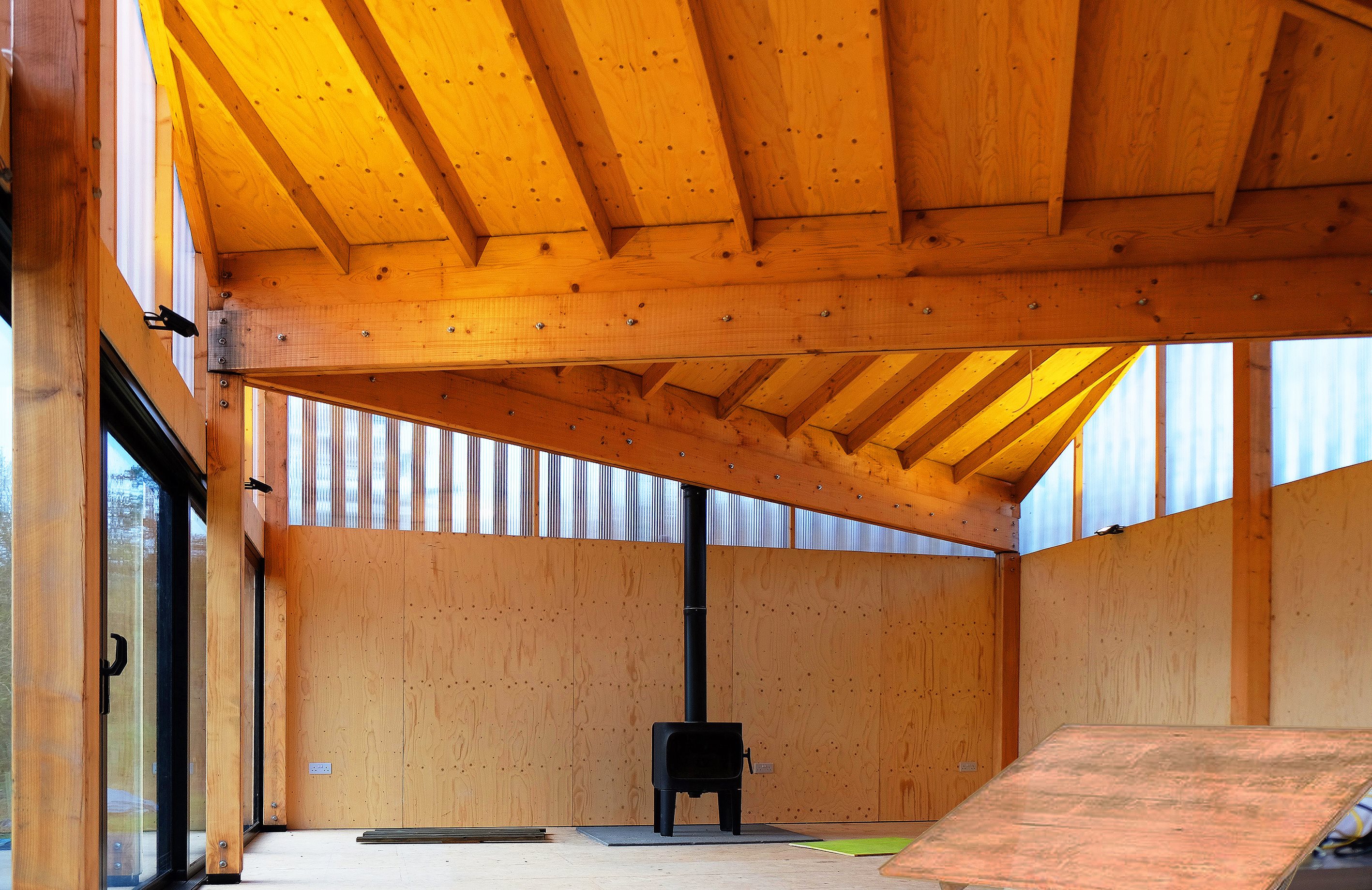 Work nears completion on Piers Taylor’s £85k ‘folded’ studio