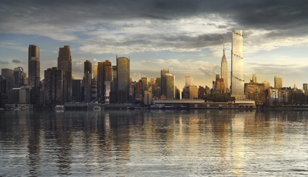 BIG unveils 300m-tall New York skyscraper