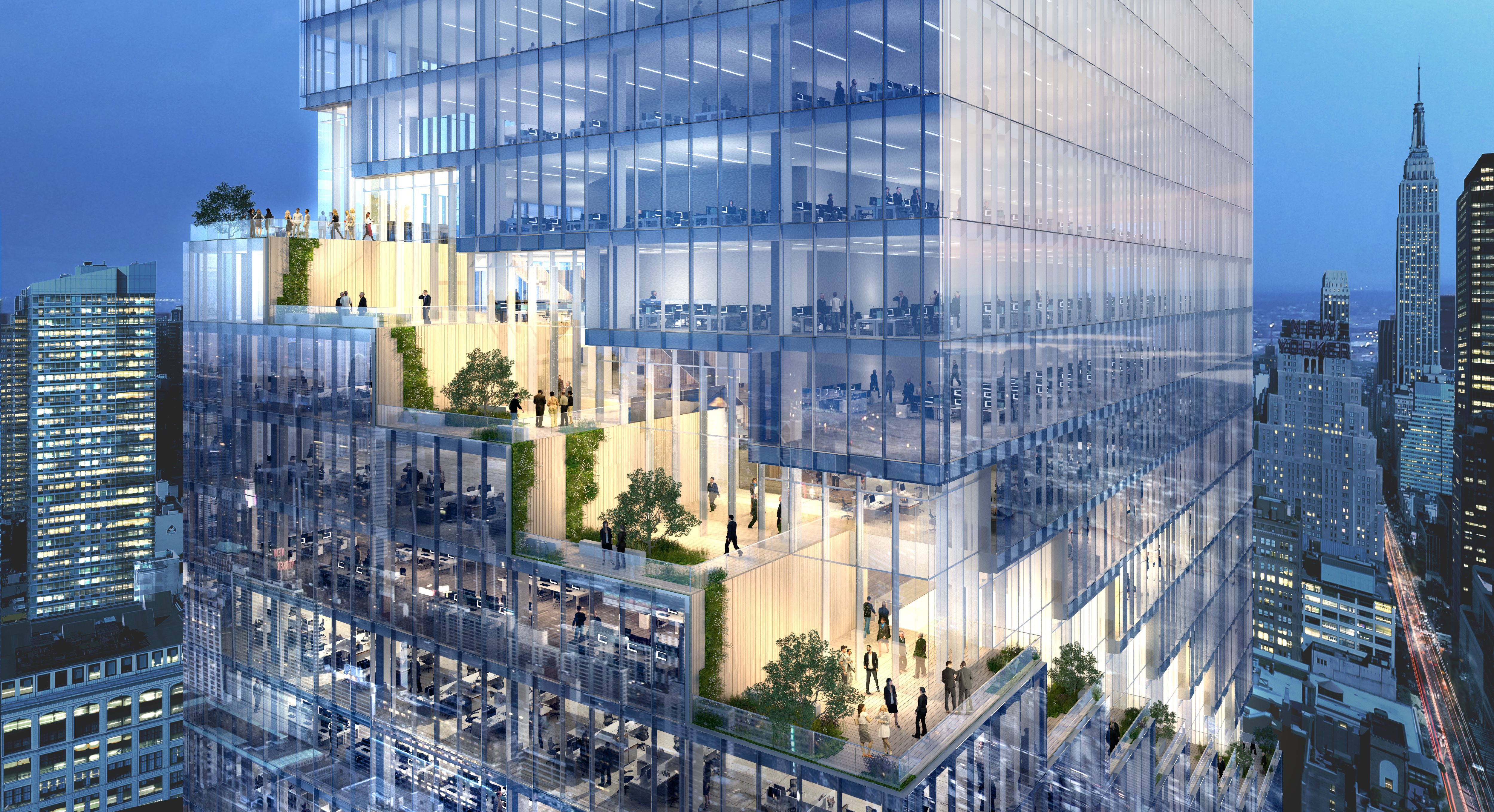BIG unveils 300m-tall New York skyscraper