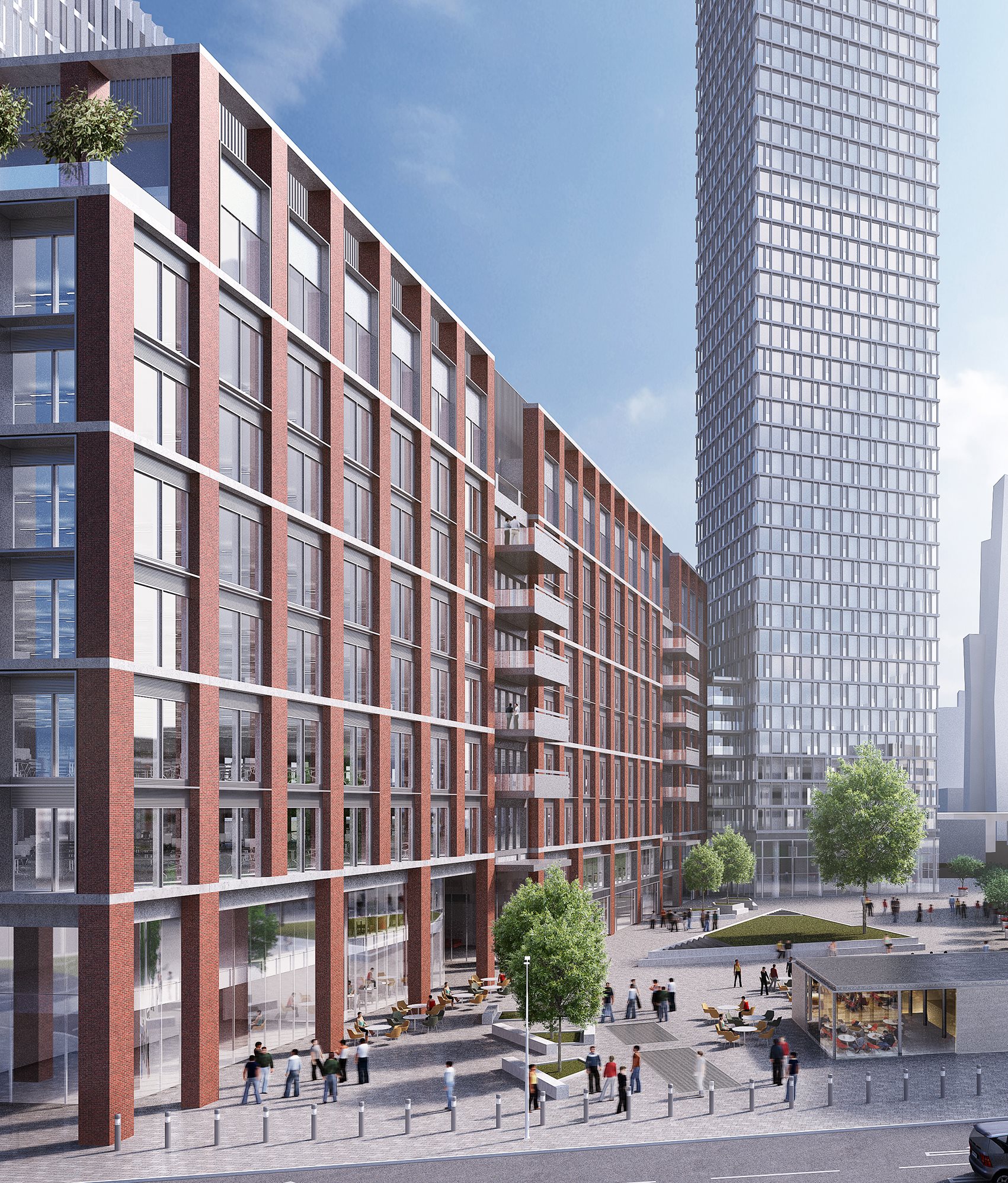 Allies and Morrison's beefed up Vauxhall Square plans approved