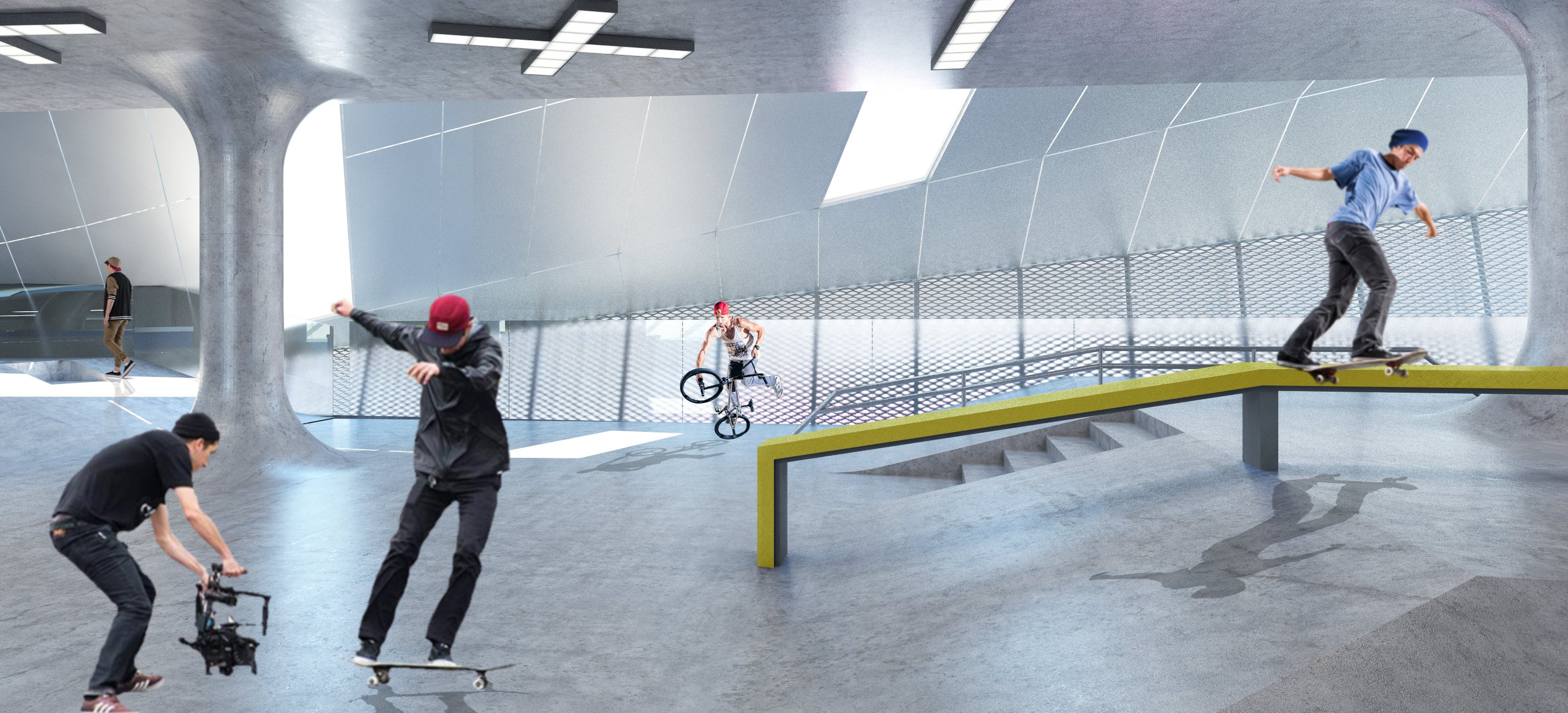 Guy Hollaway given go-ahead for multi-storey skatepark