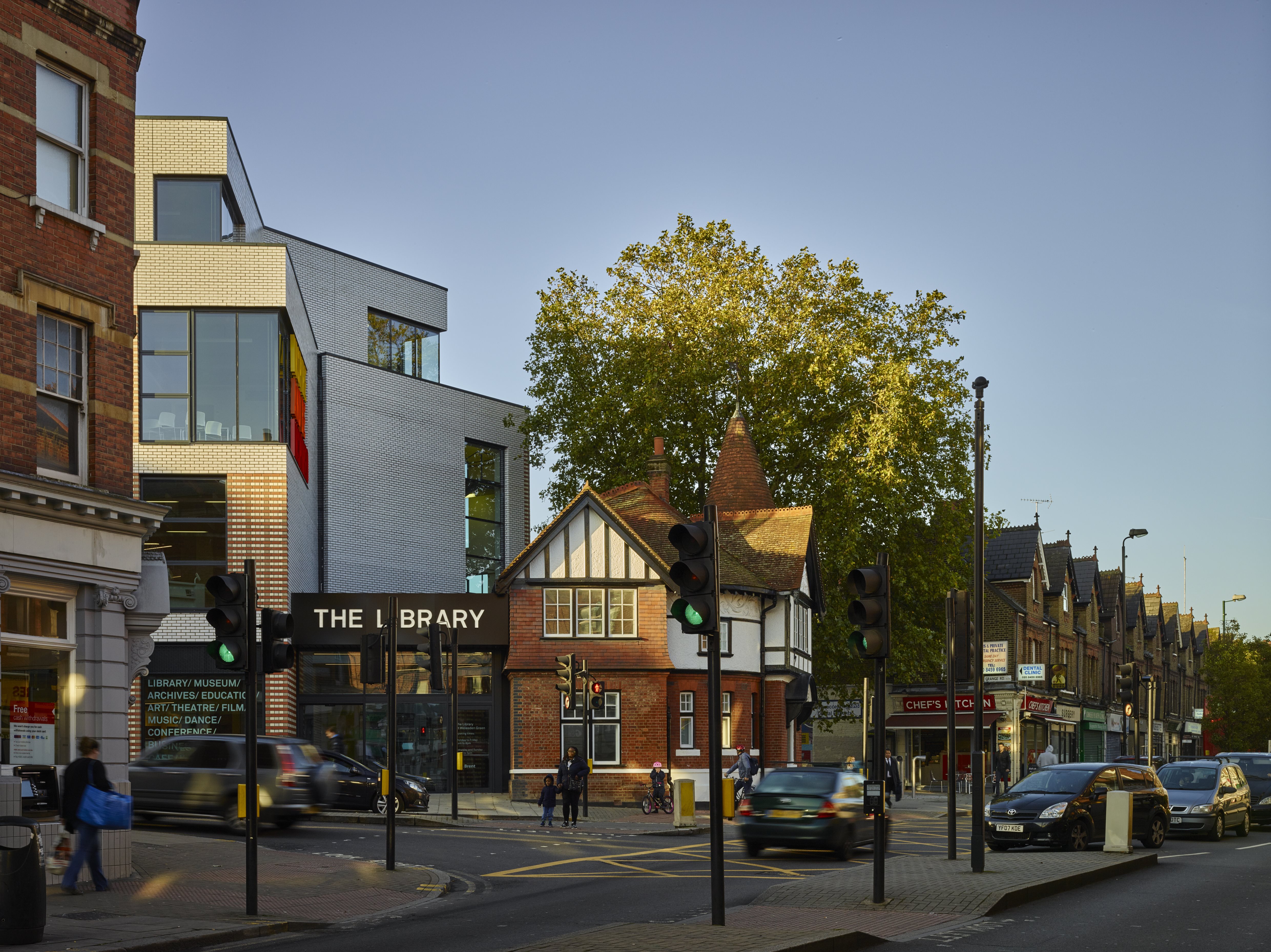 The Library at Willesden Green by Allford Hall Monaghan Morris