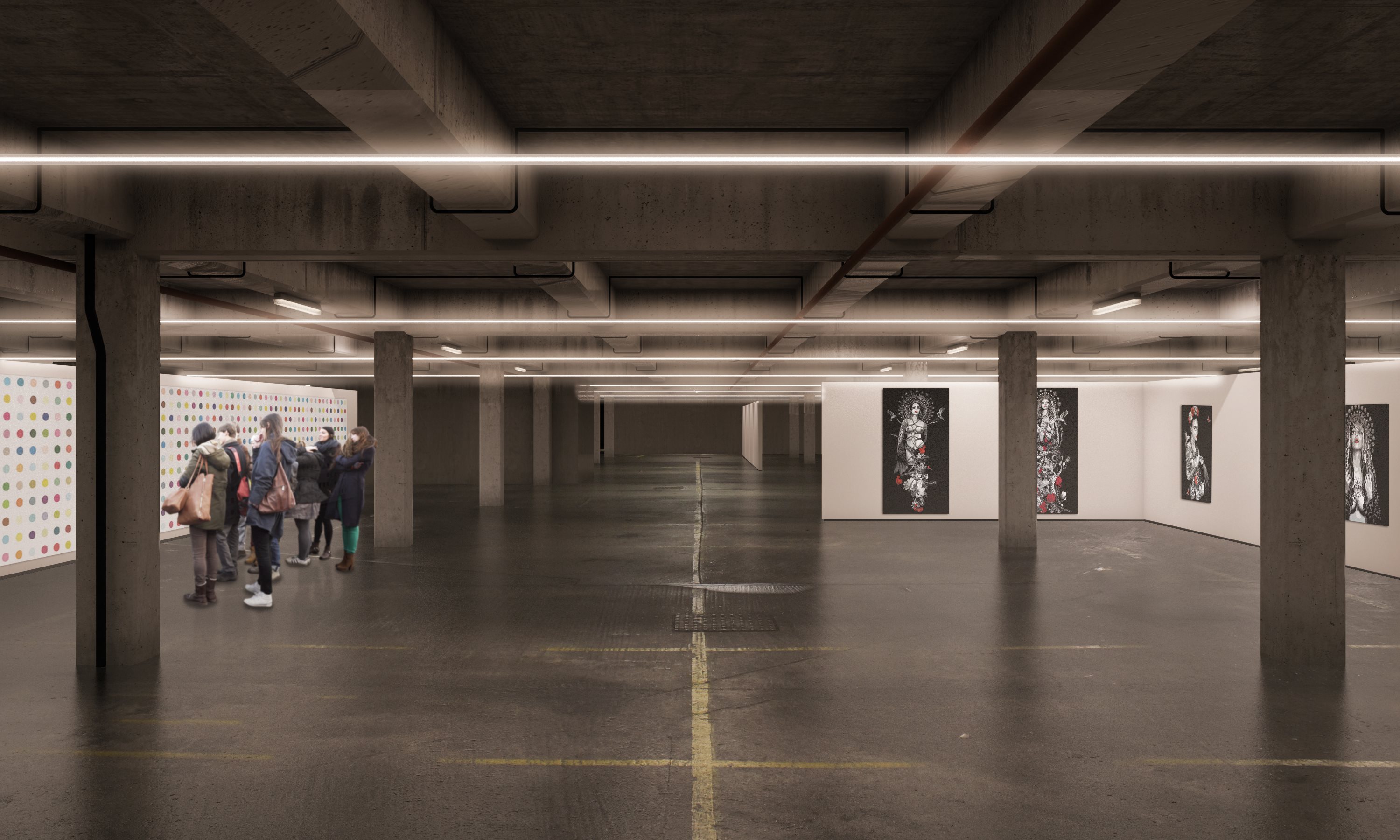Rick Mather Architects reveals plans for Croydon underground gallery