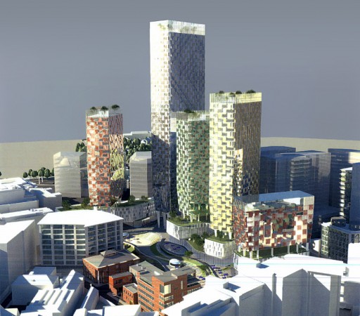 SimpsonHaugh submits plans for Manchester's tallest tower