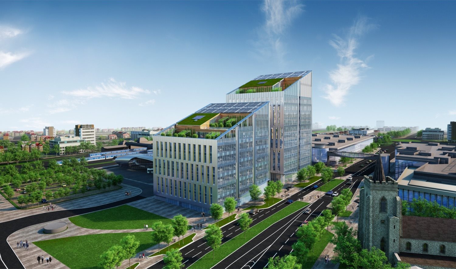 Sheppard Robson reveals first piece in £450m Slough regeneration