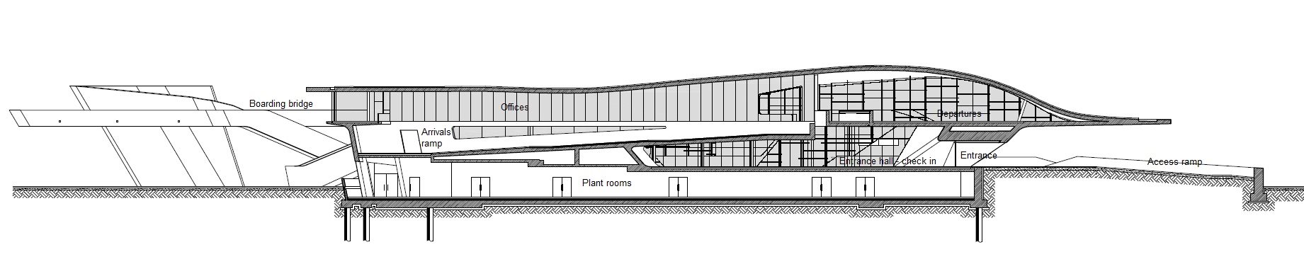 Zaha Hadid Architects' Salerno Maritime Terminal opens