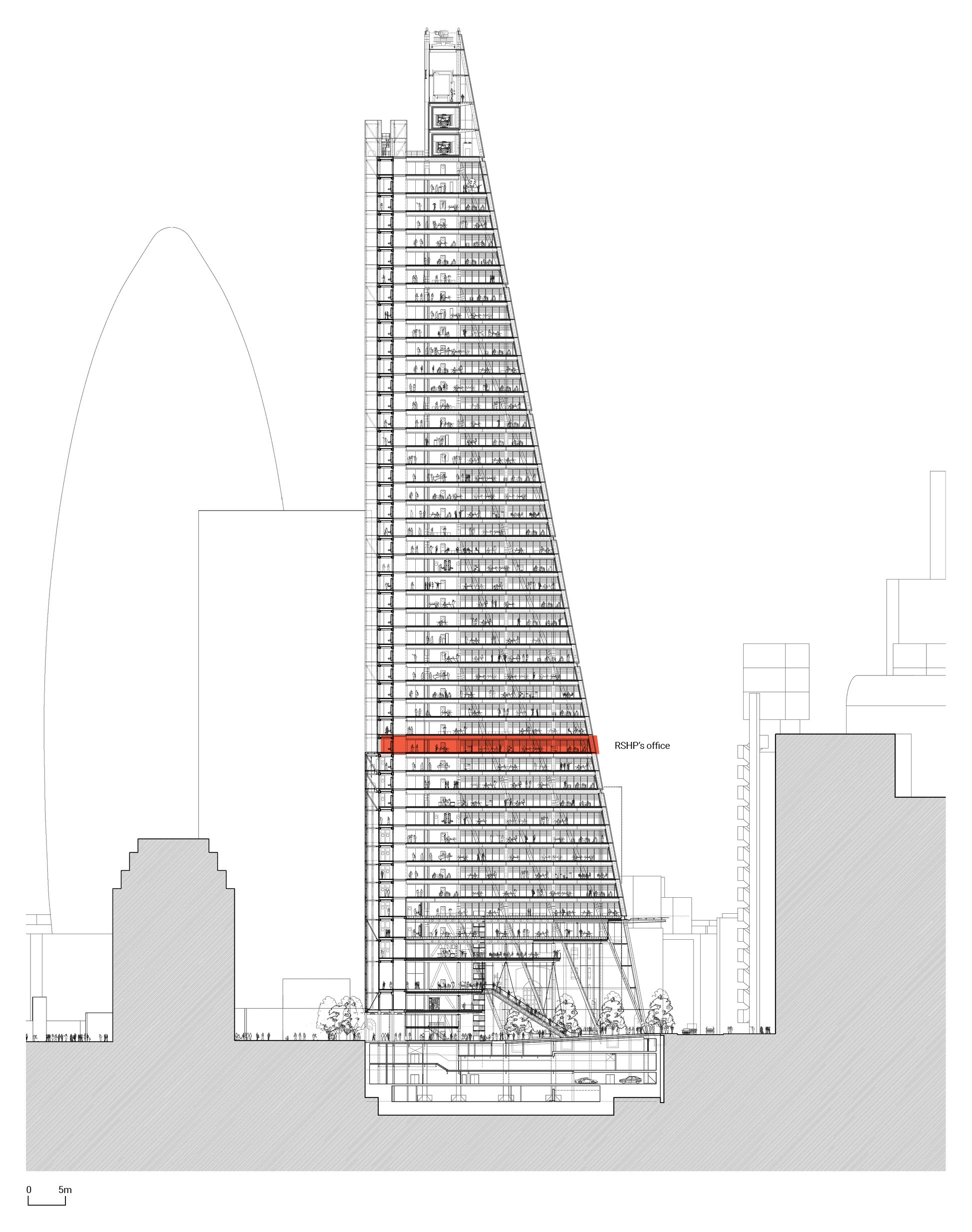 Level 14, Leadenhall Building by Rogers Stirk Harbour + Partners